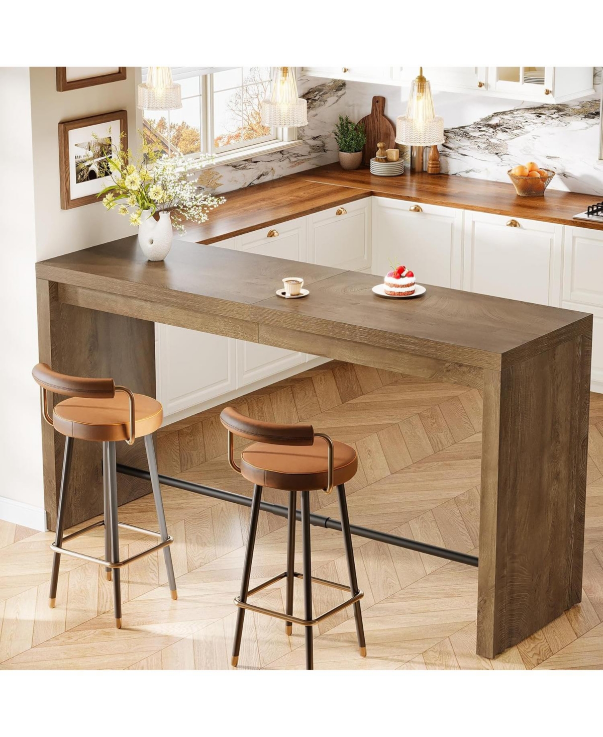 Click here for Tribesigns Bar Table  63-Inch Modern Counter Heigh... prices