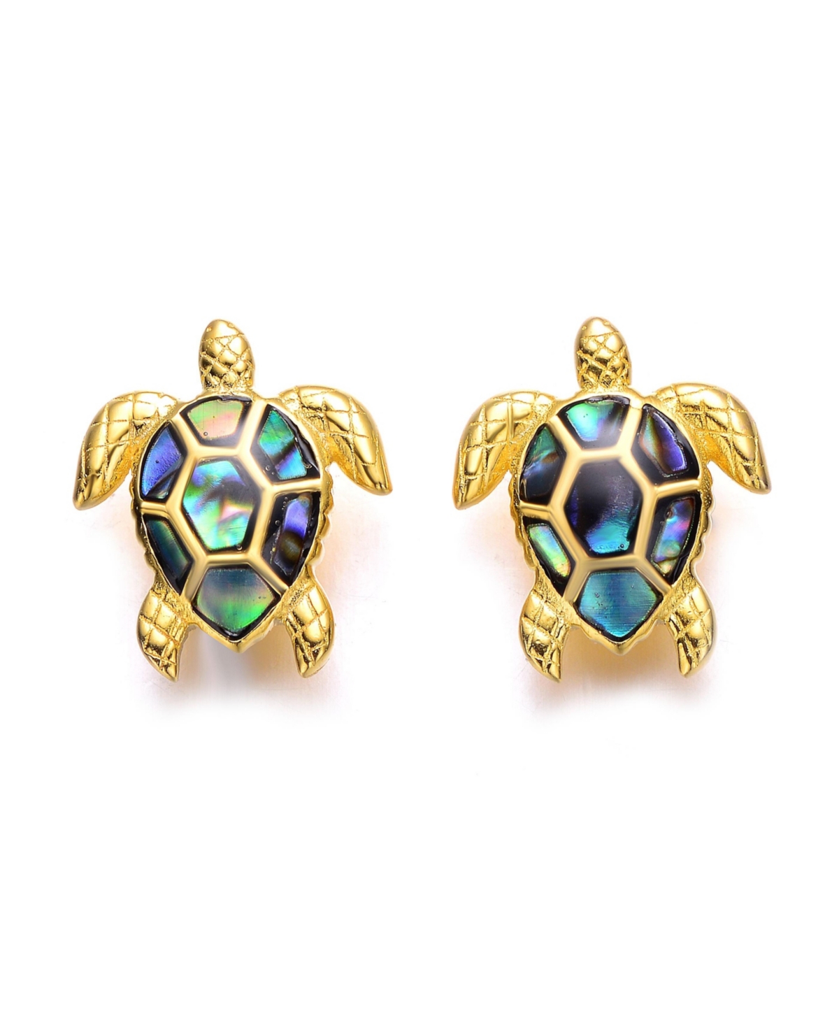 Click here for Genevive Sterling Silver 14k Gold Plated with Shim... prices