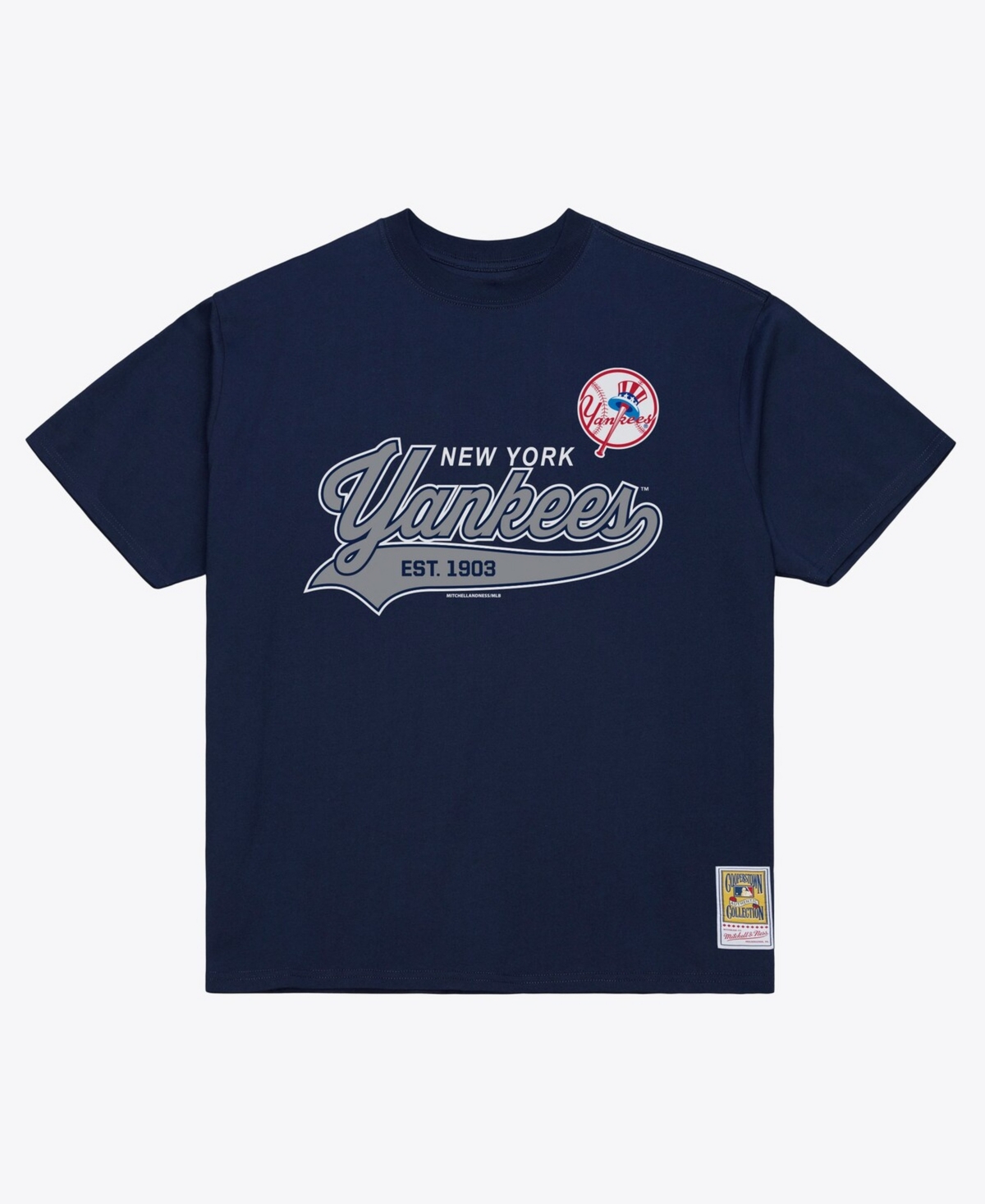 Click here for Mitchell & Ness Mens Navy New York Yankees Script... prices
