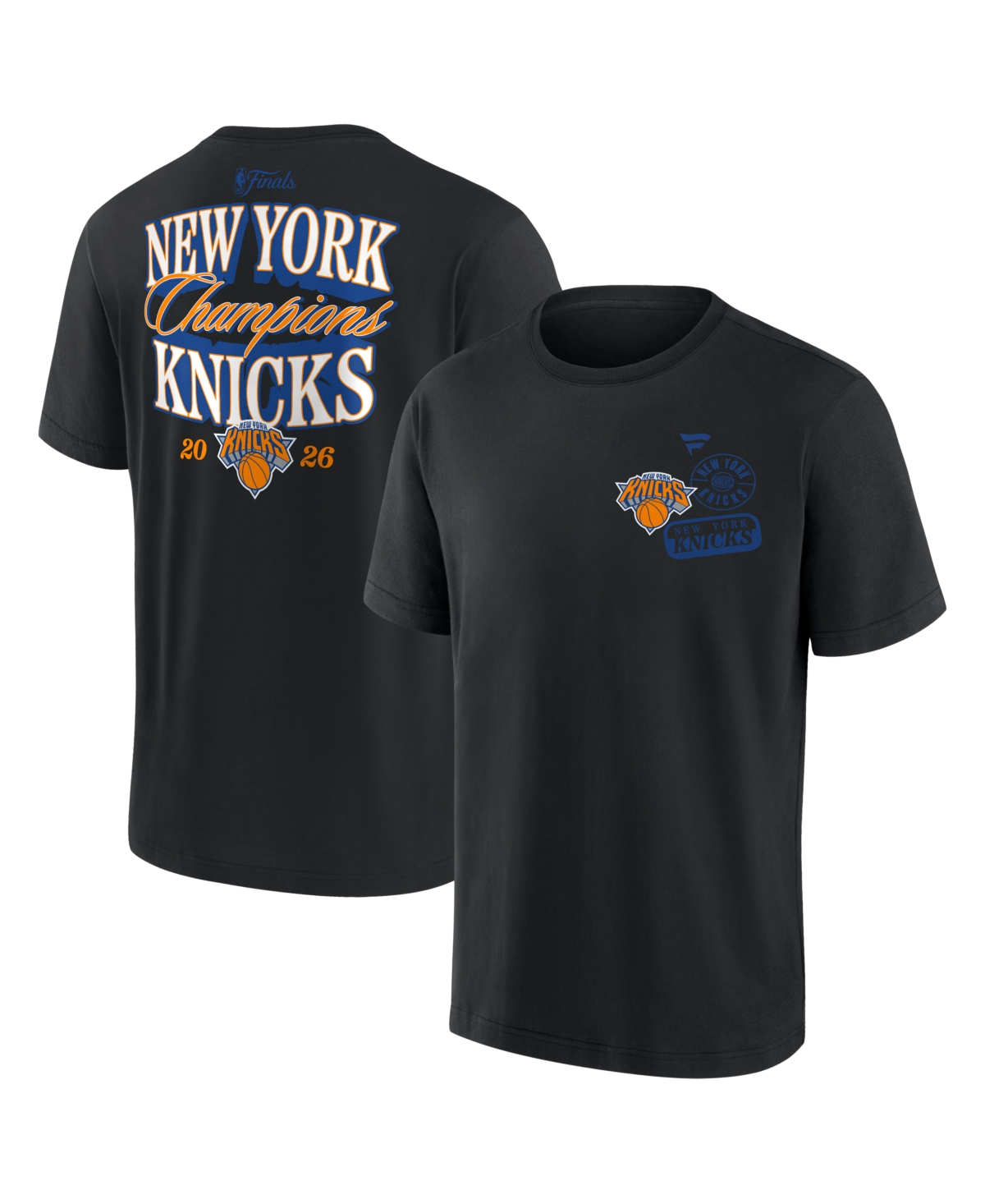 Click here for Fanatics Mens Black New York Knicks 2026 Nba Champ... prices