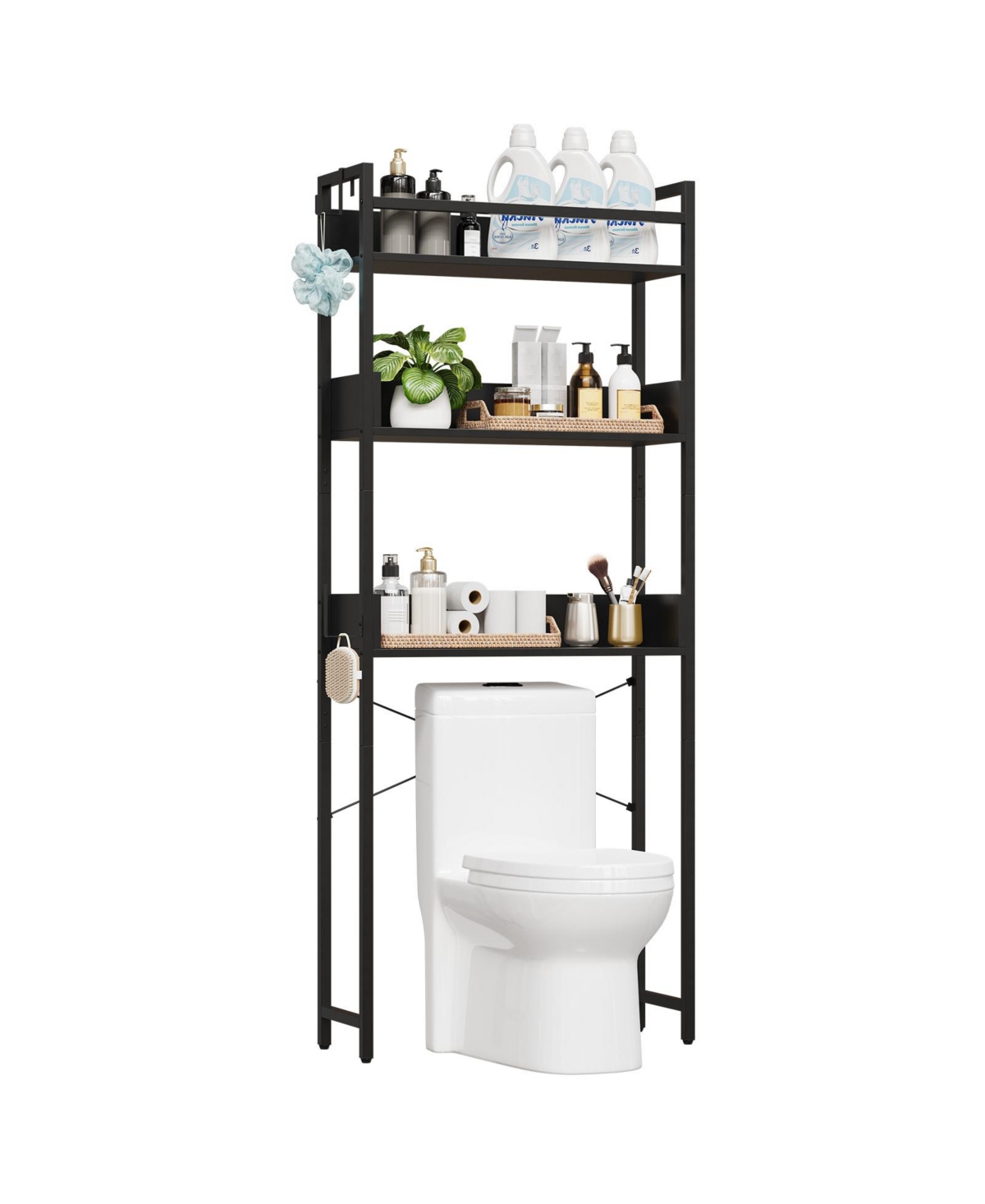 Click here for gaomon 3 Tier Over Toilet Shelf  Metal Bathroom Ov... prices