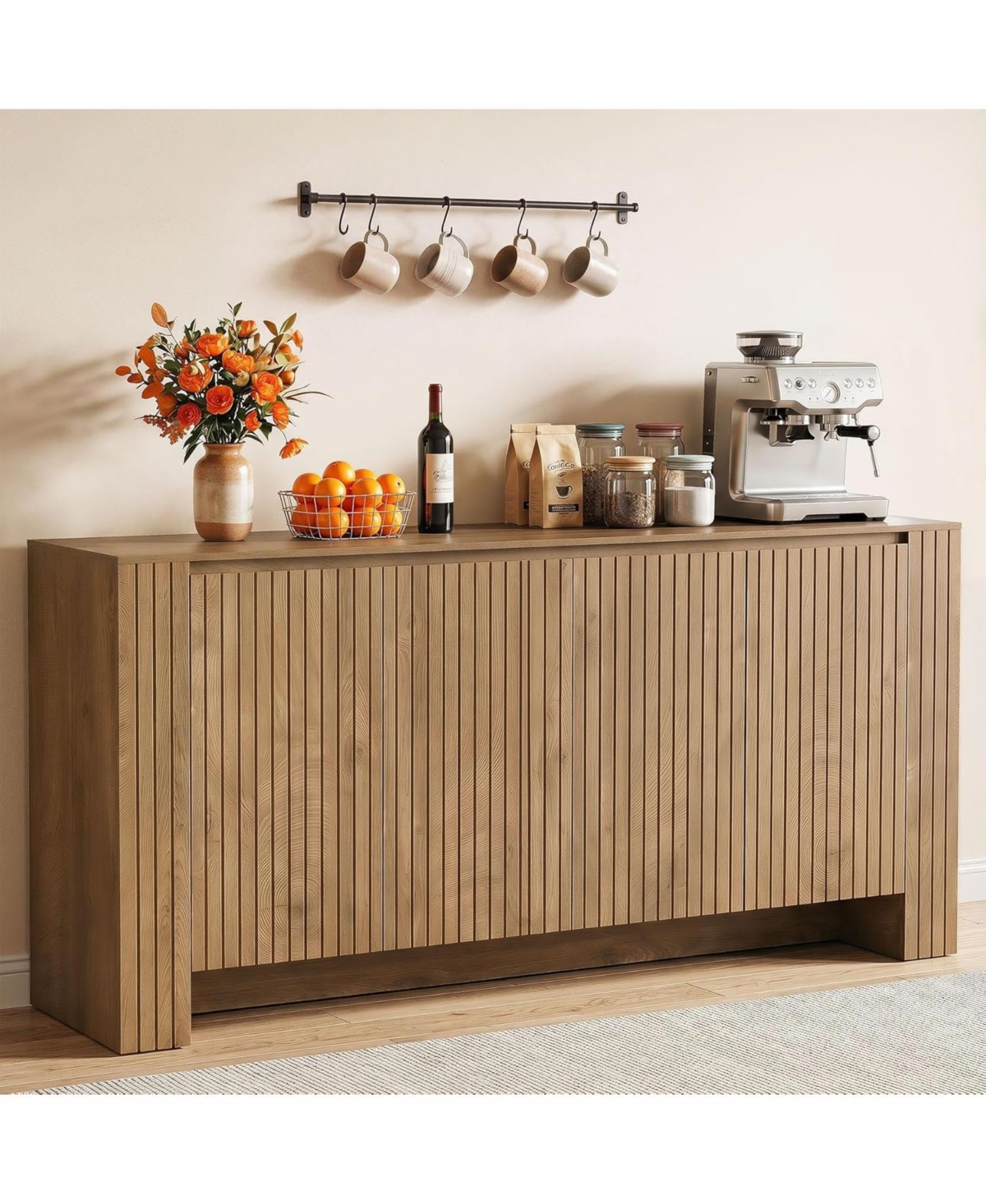 Click here for Tribesigns Buffet Cabinet with Storage  63-Inch Fl... prices