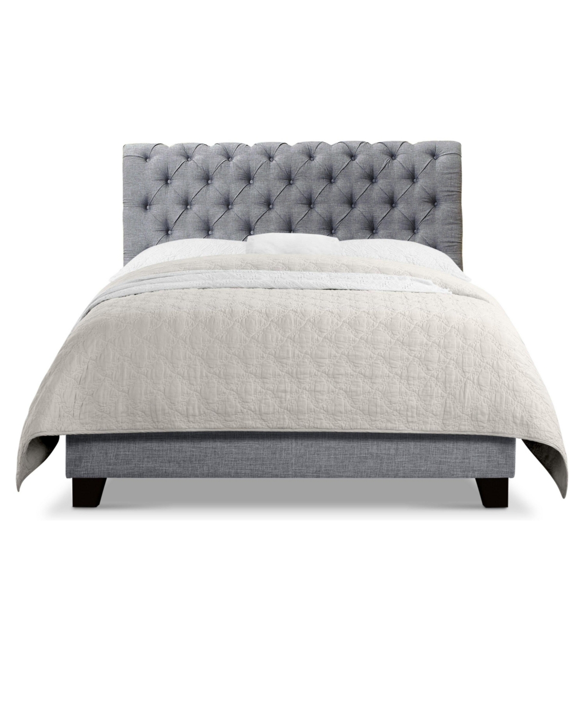 Click here for Boyel Living Luxury Upholstered Bed Frame with Tuf... prices