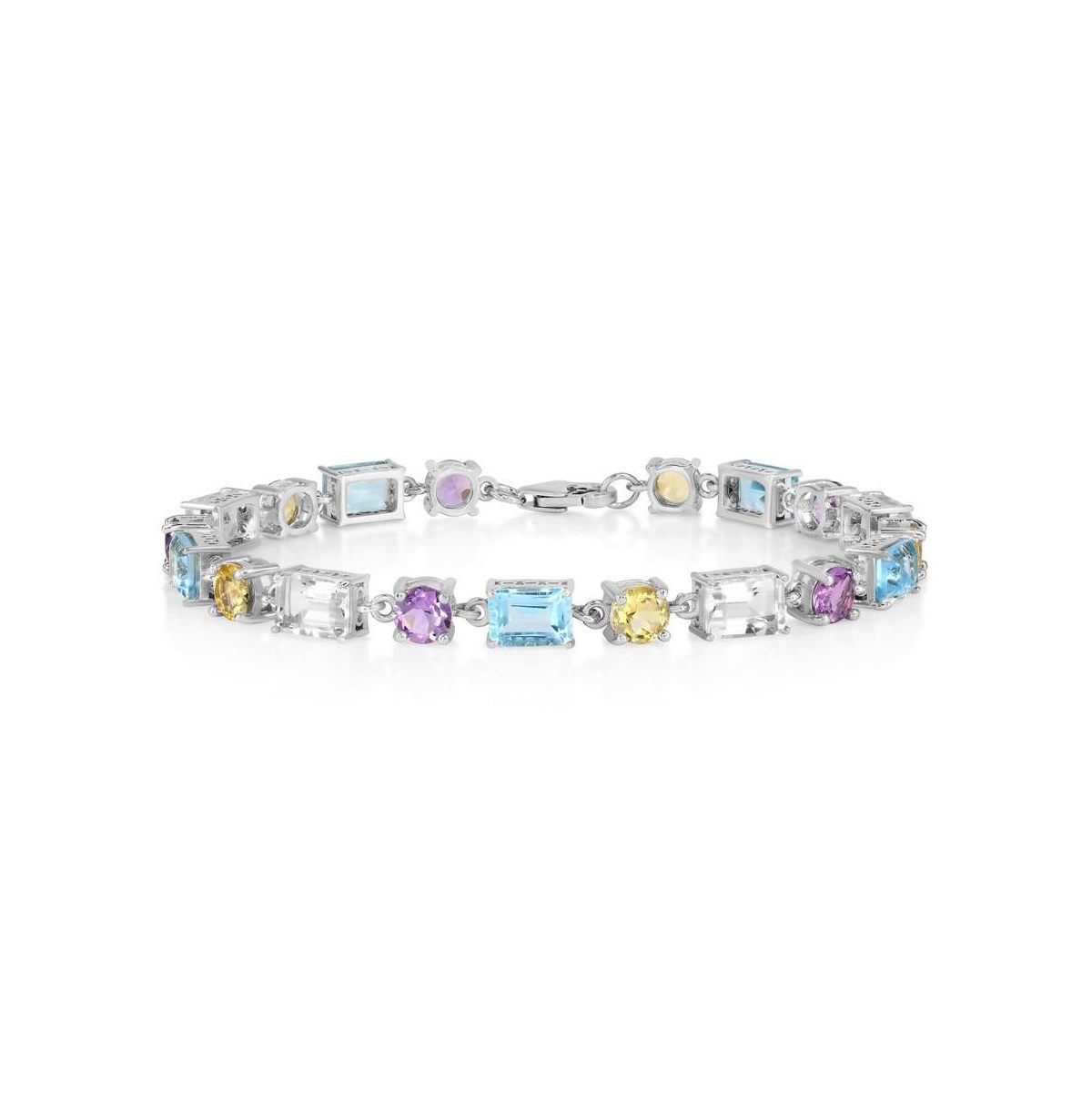 Click here for Simona Sterling Silver  Round and Emerald-Cut Gem... prices
