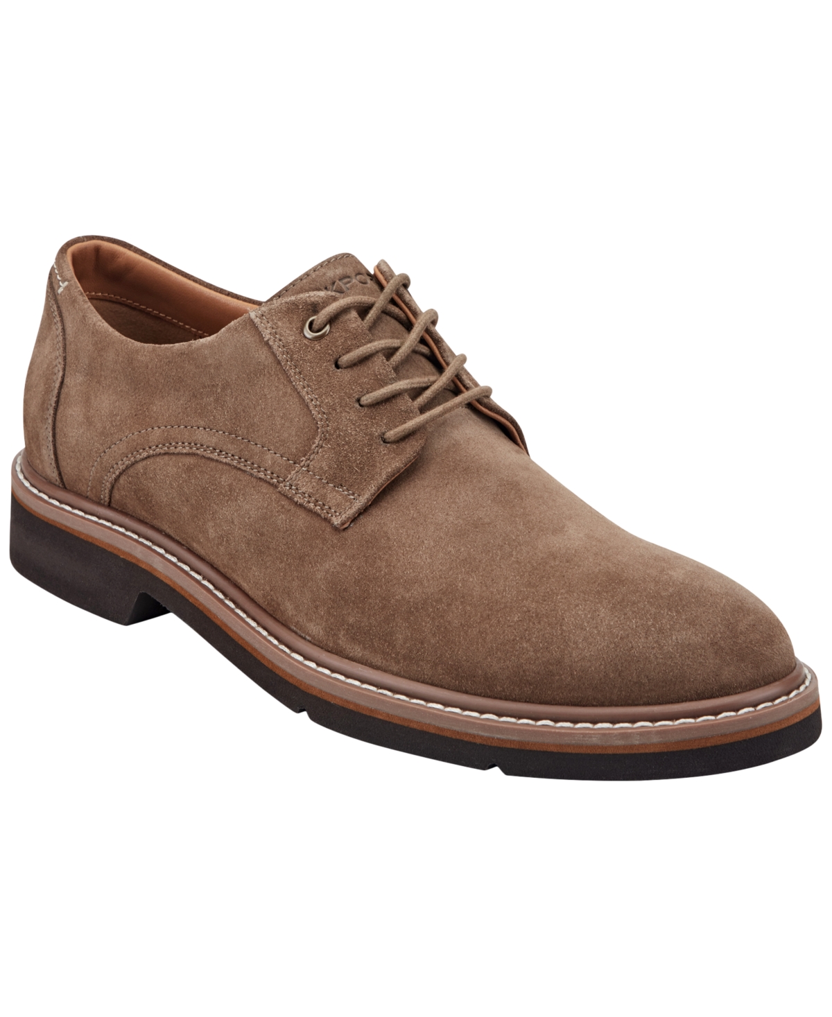 Click here for Rockport Mens Foley Casual Oxfords - Dark Taupe Su... prices