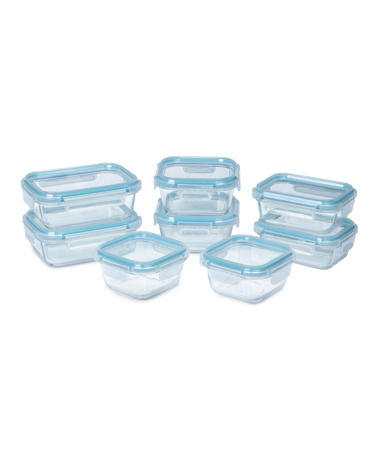 Click here for Sedona Kitchen 16-Pc. Glass Food Storage Set - Blu... prices