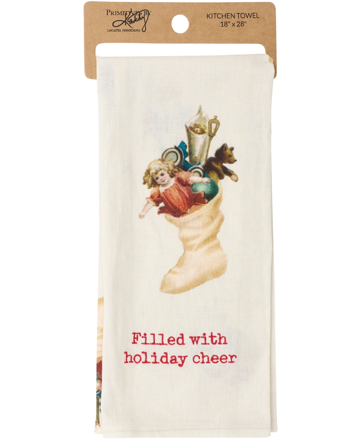 Click here for Primitives by Kathy Holiday Cheer Kitchen Towel  1... prices