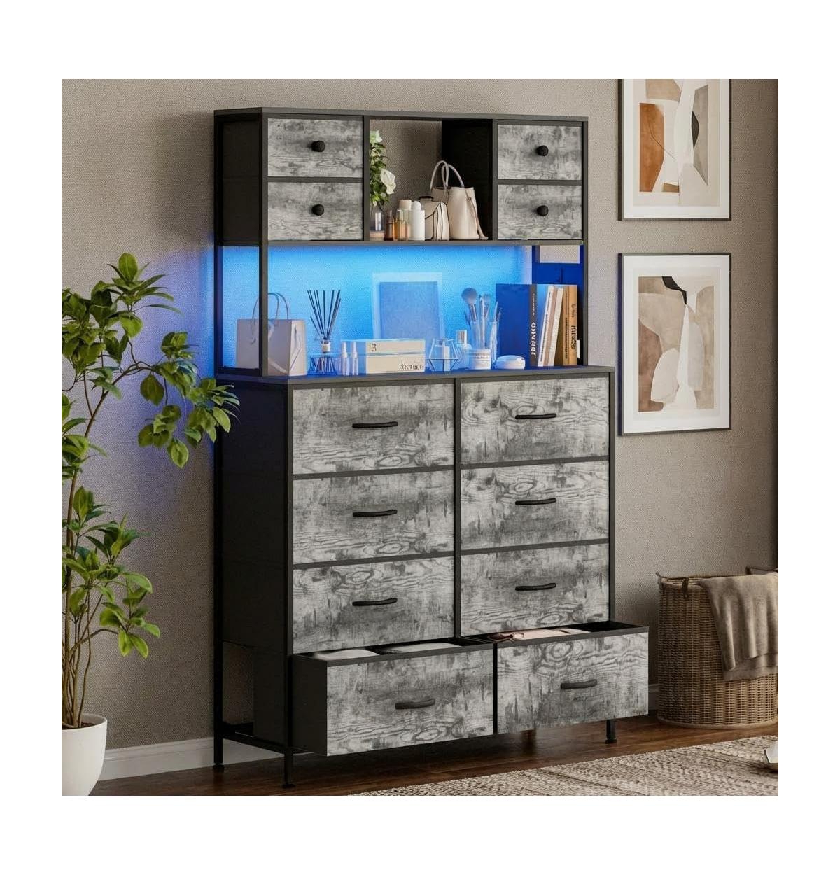 Click here for gaomon 12 Drawer Dresser  Large Fabric Chest of Dr... prices