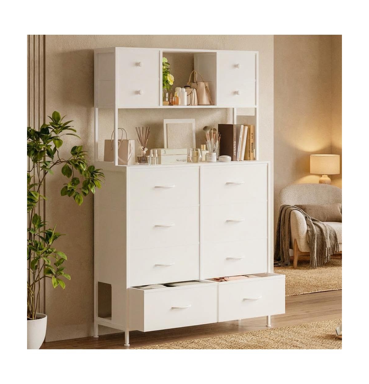 Click here for gaomon 12 Drawer Dresser  Large Fabric Chest of Dr... prices