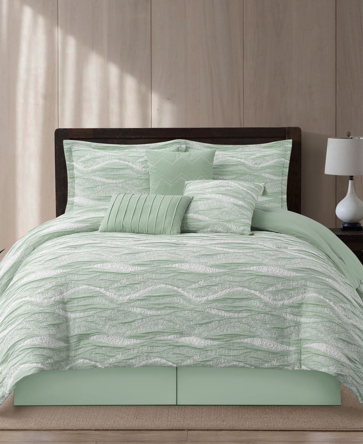 Click here for Stratford Park Asava Geometric 7-Piece Comforter S... prices