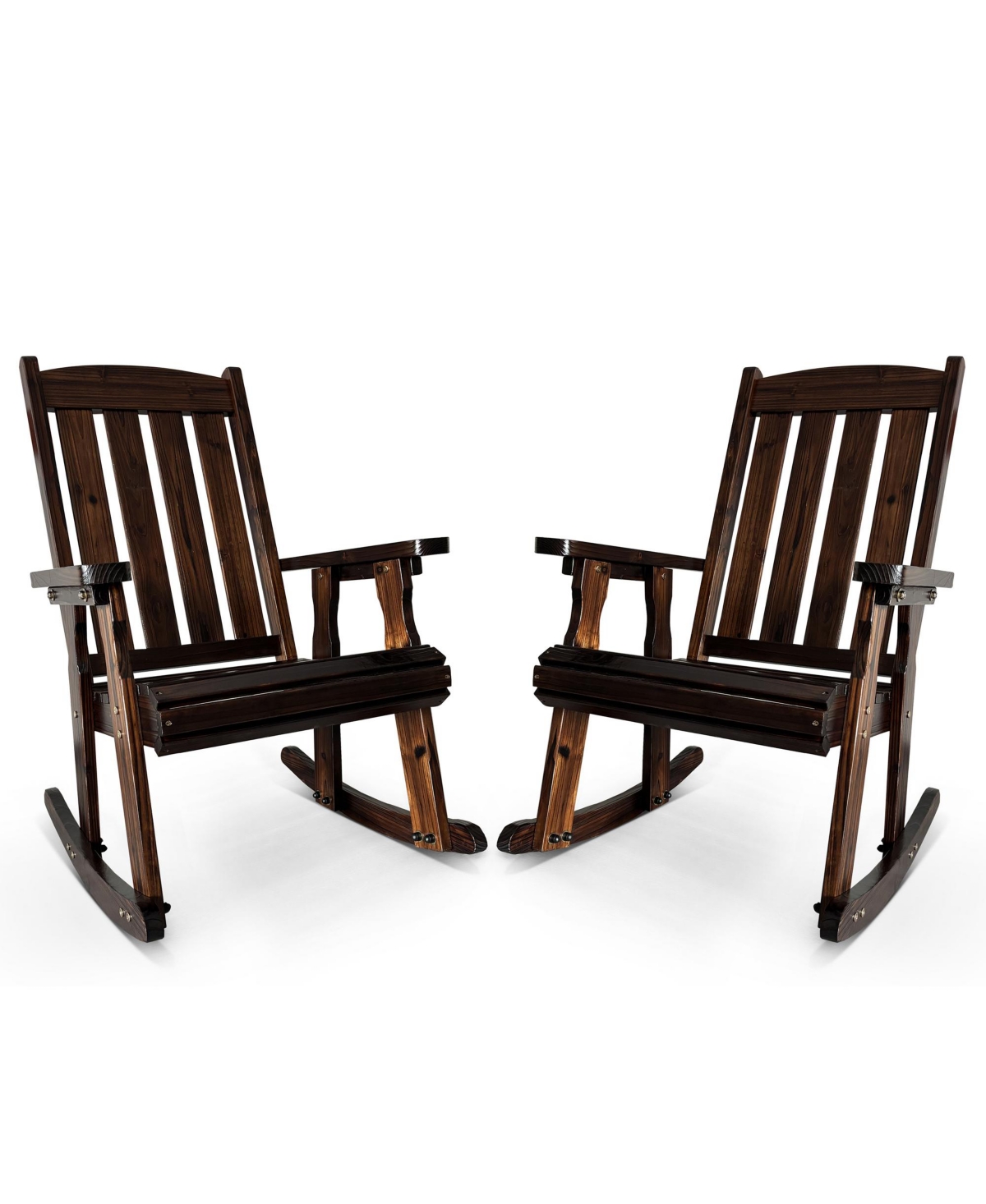 Click here for Maga Casa 2 Piece Solid Wood Outdoor Rocking Chair... prices