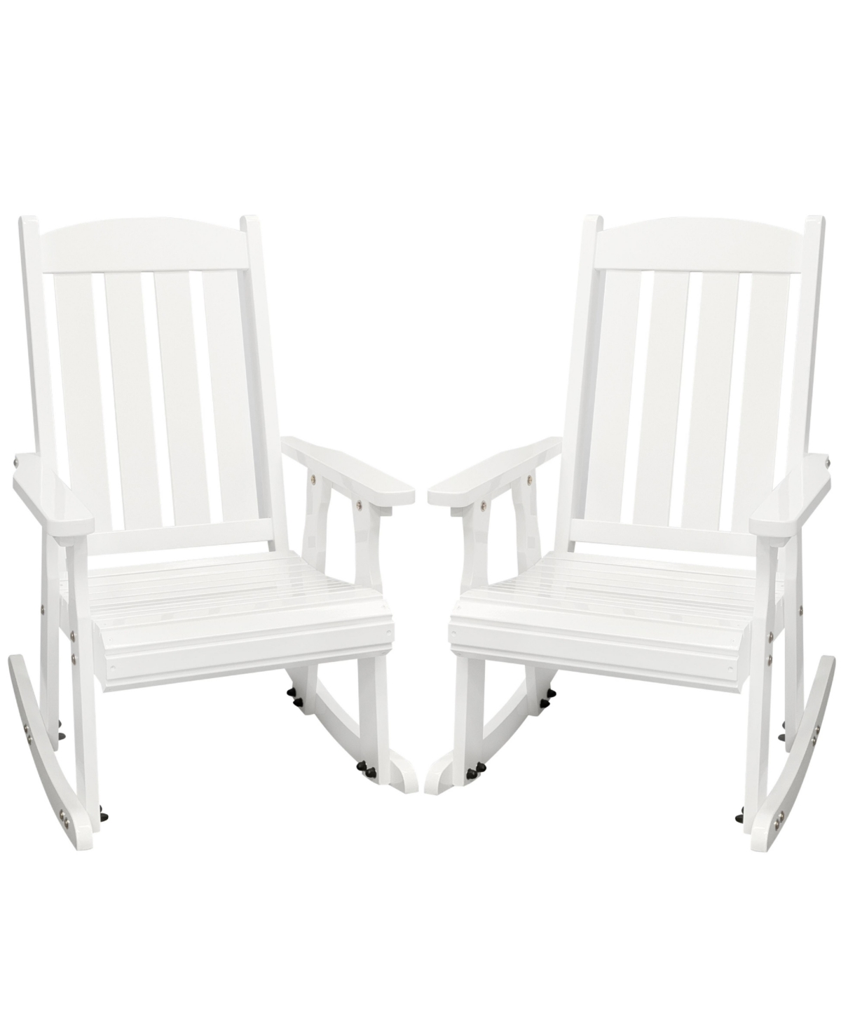 Click here for Maga Casa 2 Piece Solid Wood Outdoor Rocking Chair... prices