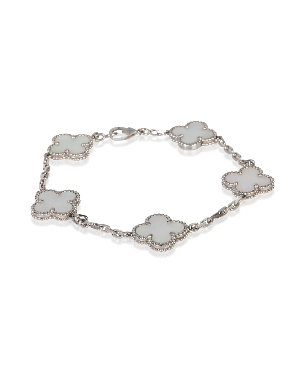 Click here for Pre-Owned Van Cleef & Arpels White Gold Mother Of... prices