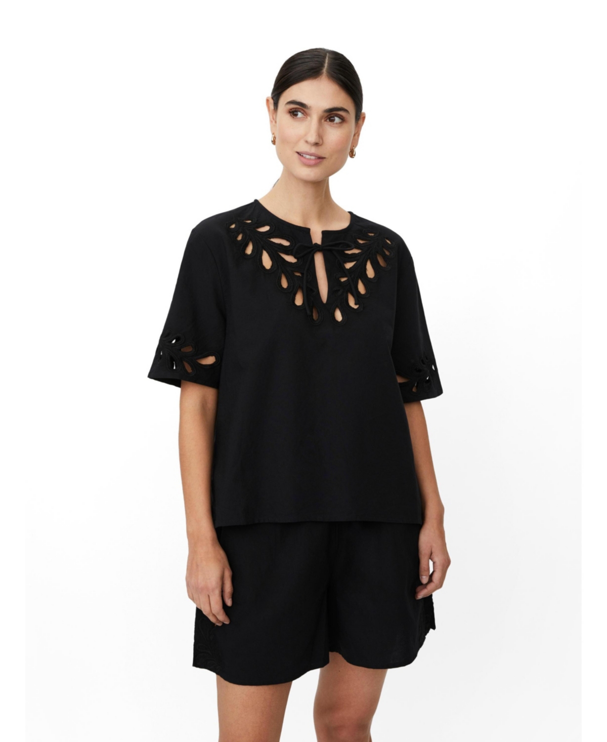 Click here for Masai Copenhagen Womens MaDyselle Cutwork Detail B... prices