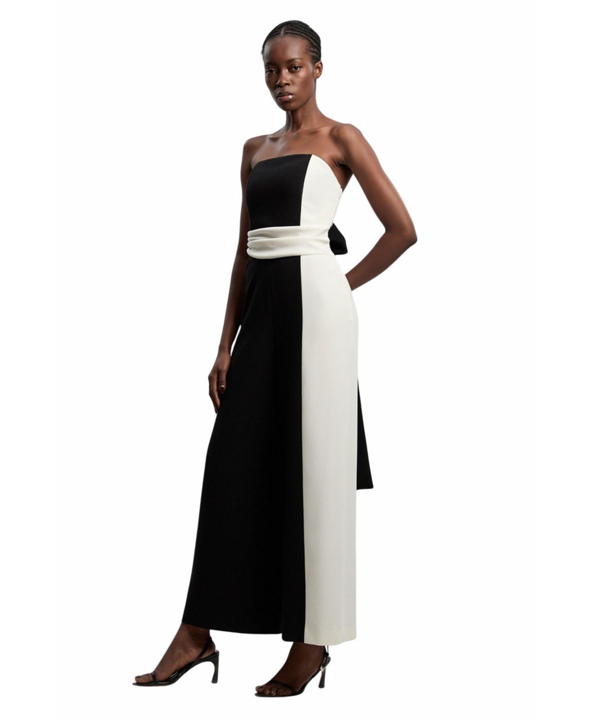 Click here for Karen Millen Womens Soft Tailored Bandeau Jumpsuit... prices