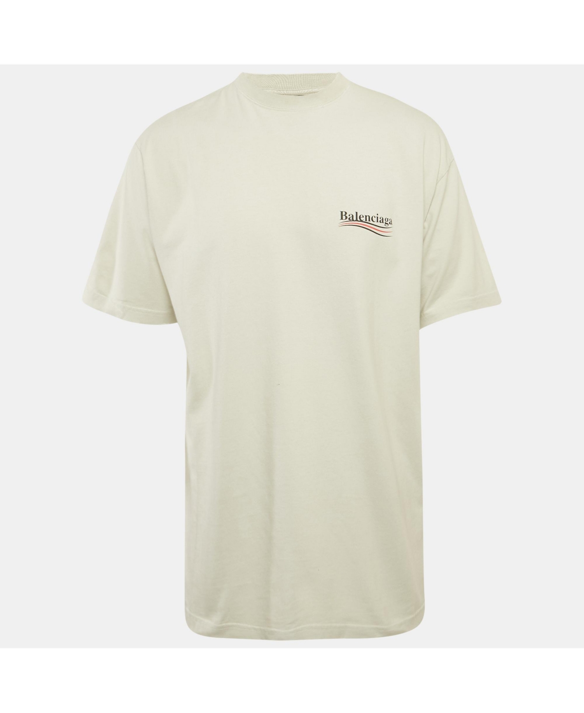 Click here for Pre-Owned Balenciaga Mens Political Campaign Print... prices