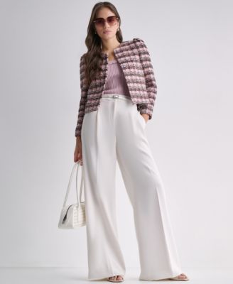 Click here for Bcbg Suits Novelty Open Front Blazer Suit prices