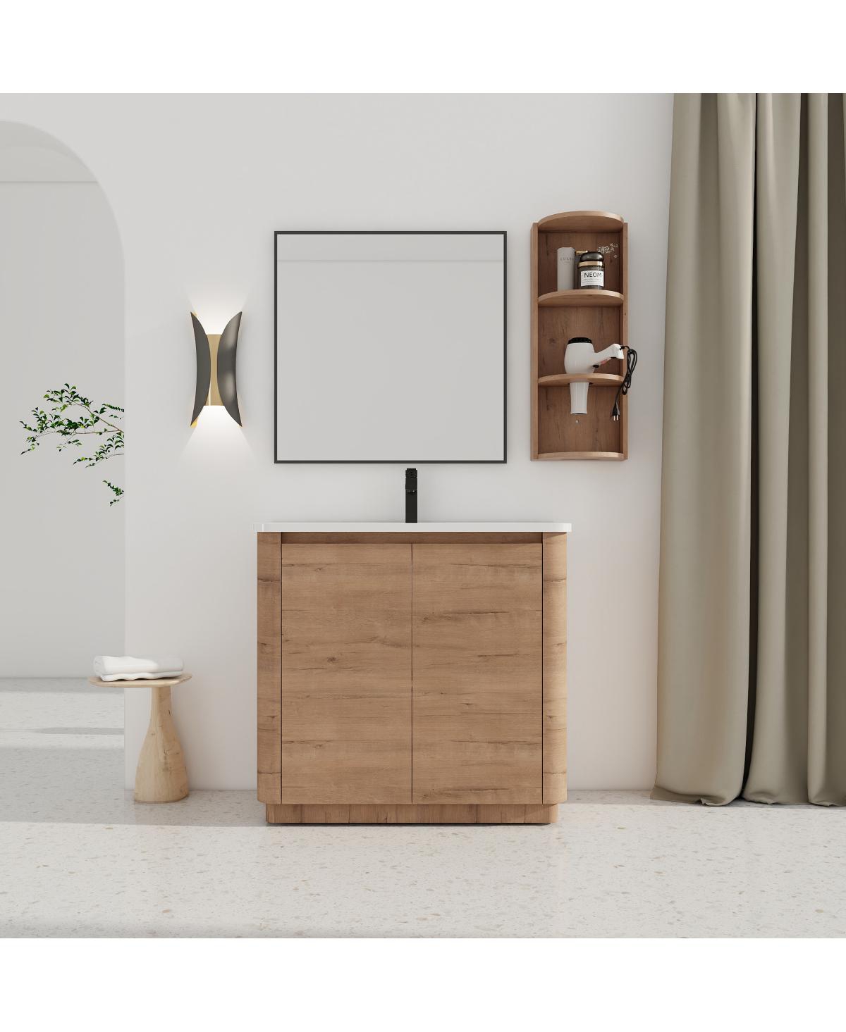 Click here for Sillysis Modern Bathroom Vanity Set with Storage S... prices