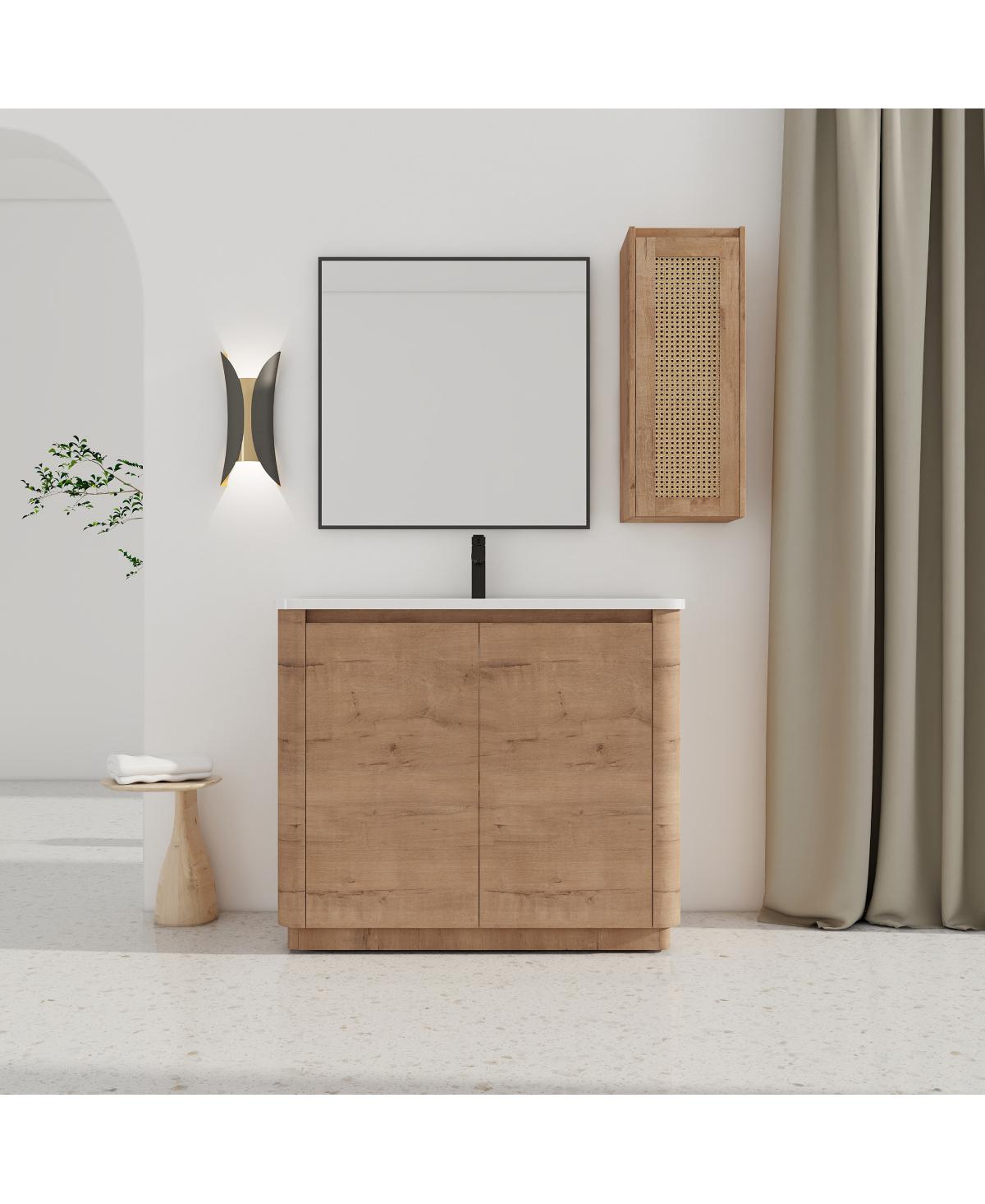 Click here for Sillysis Bathroom Vanity Set with Side Cabinet  Fr... prices
