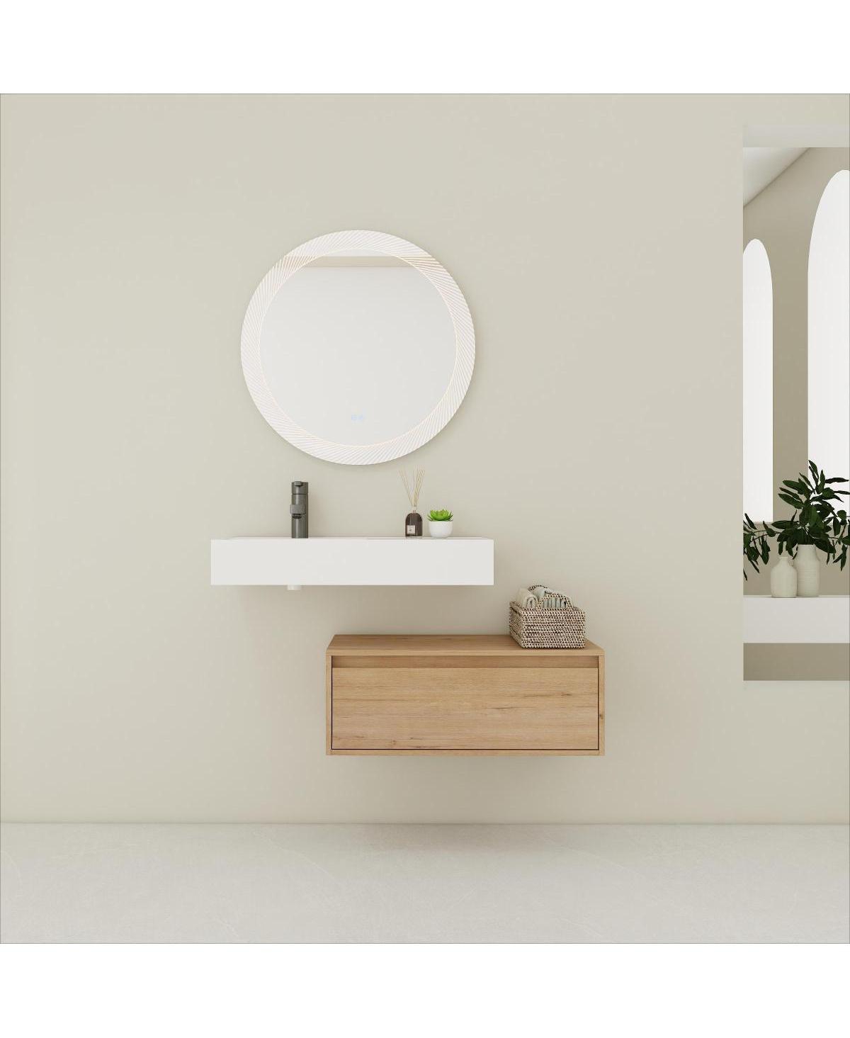 Click here for Sillysis 30 Inch Wall Mounted Bathroom Vanity with... prices