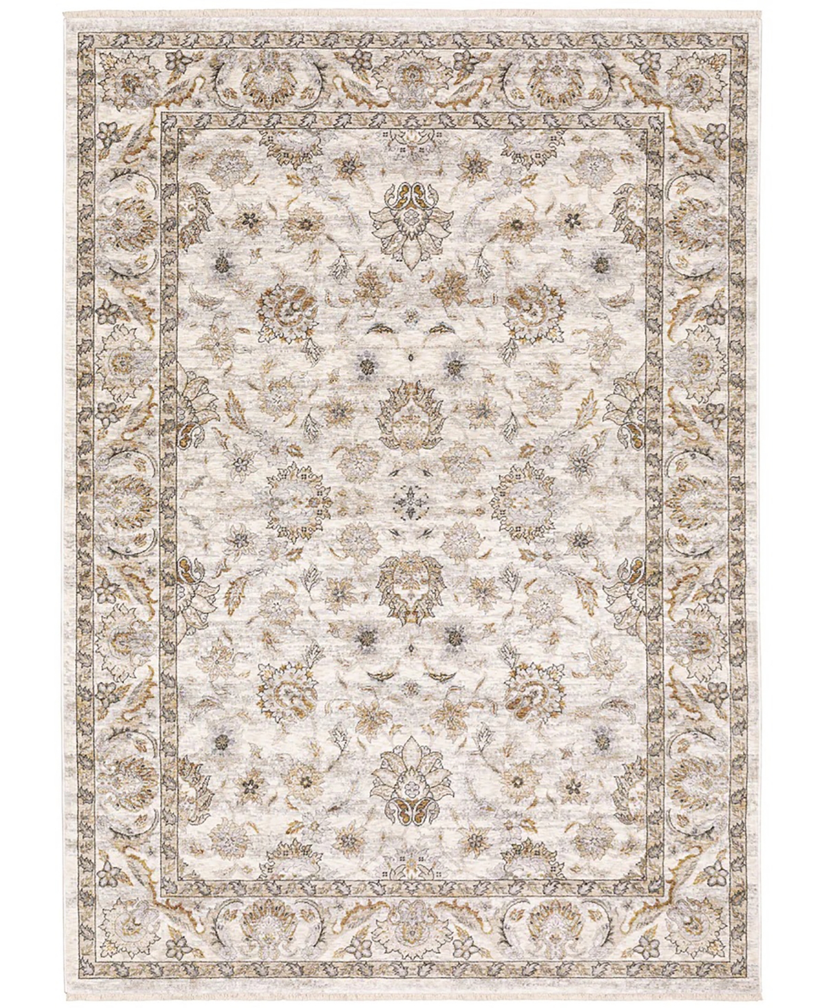 Click here for Oriental Weavers Maharaja 70E Ivory and Gray 53 x... prices