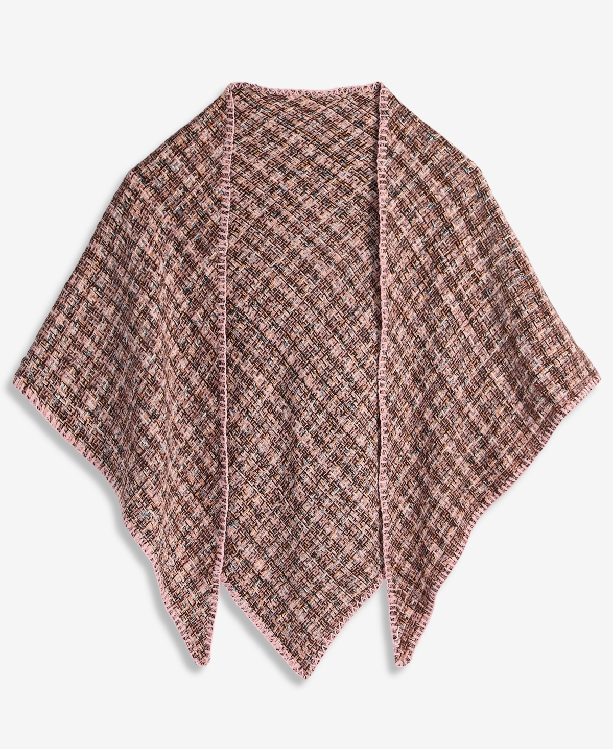 Click here for Style & Co Womens Chenille Space-Dye Triangle Blac... prices