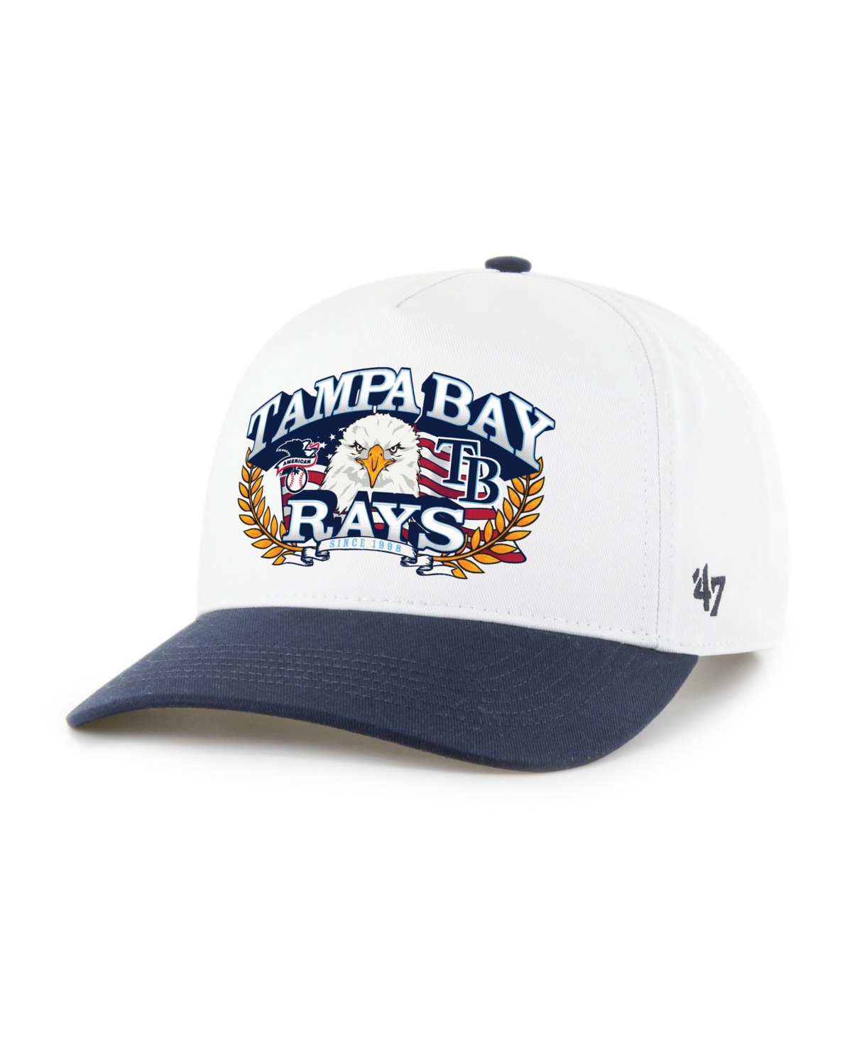 Click here for 47 Brand Mens White/Navy Tampa Bay Rays Americana... prices