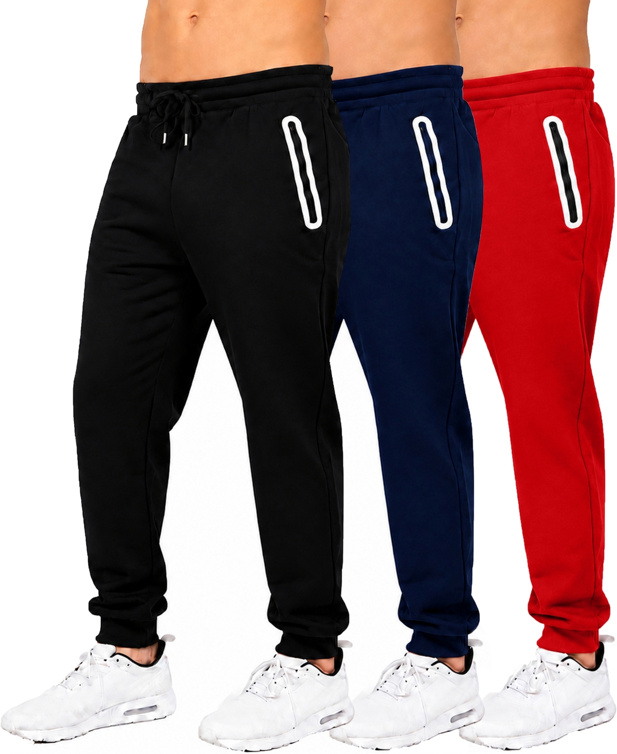 Click here for Blue Ice Mens Fleece-Lined Slim-Fit Jogger Sweatpa... prices