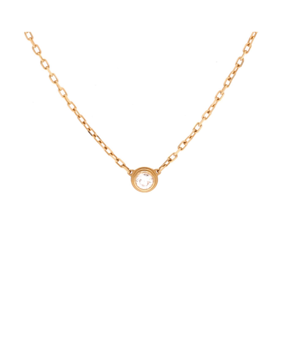 Click here for Pre-Owned Cartier DAmour Pendant Necklace - 18k ro... prices