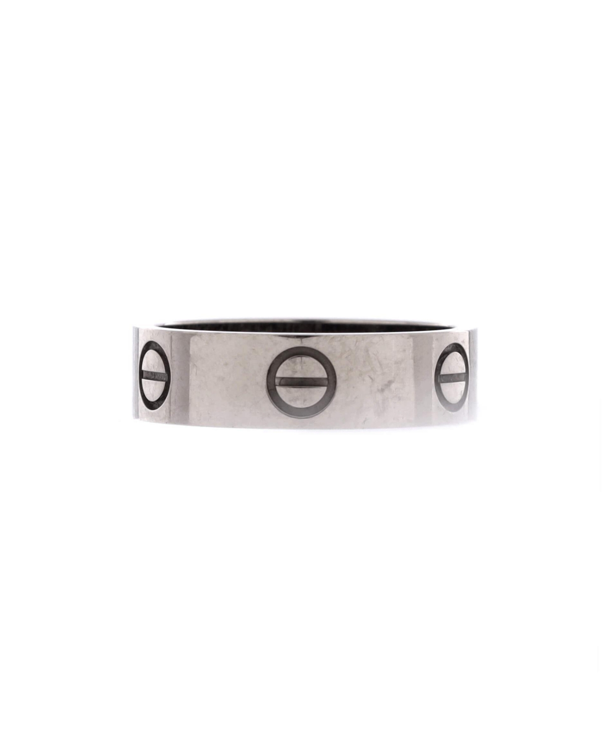 Click here for Pre-Owned Cartier Love Band Ring - 18k white gold prices