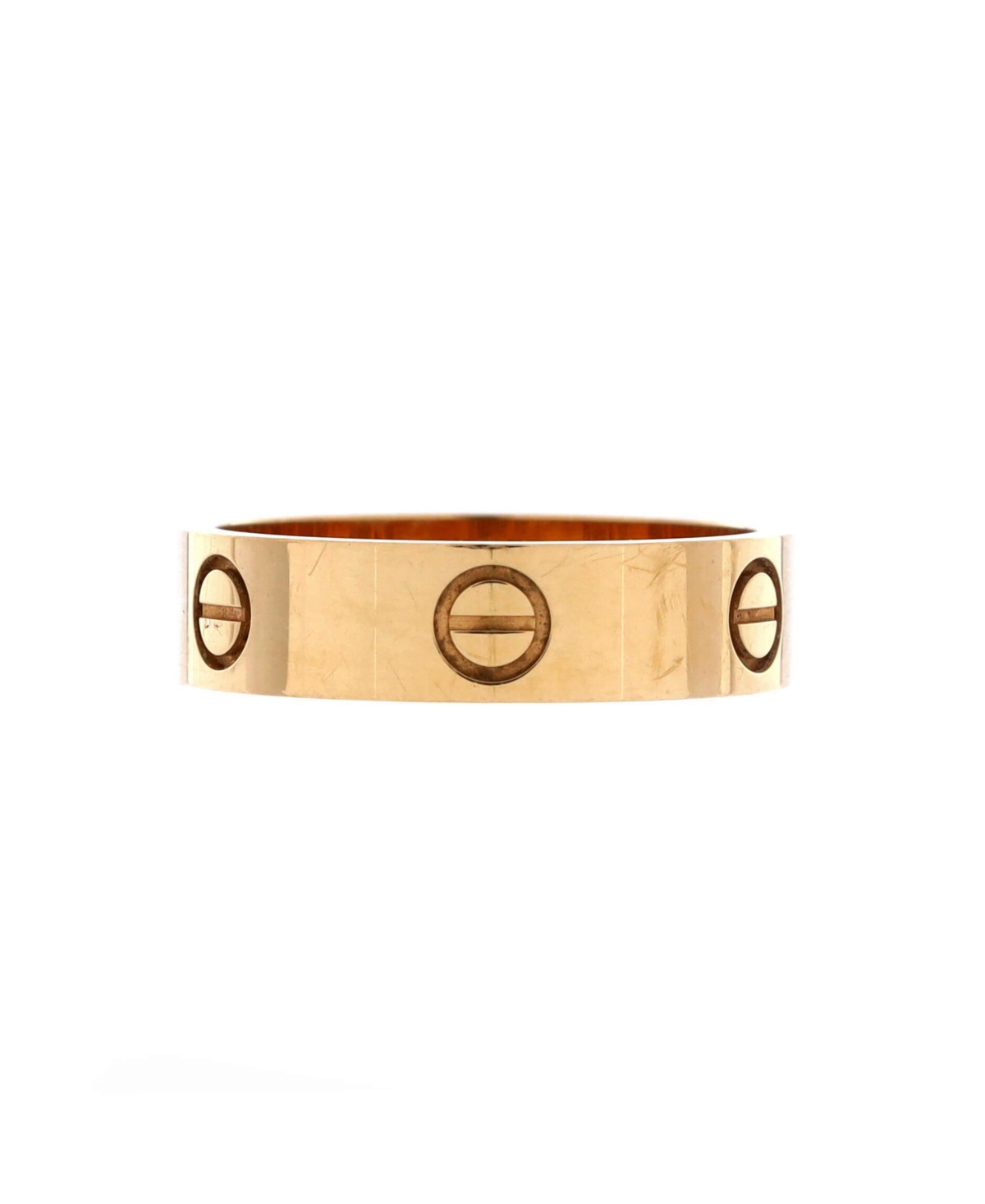 Click here for Pre-Owned Cartier Love Band Ring - 18k yellow gold prices