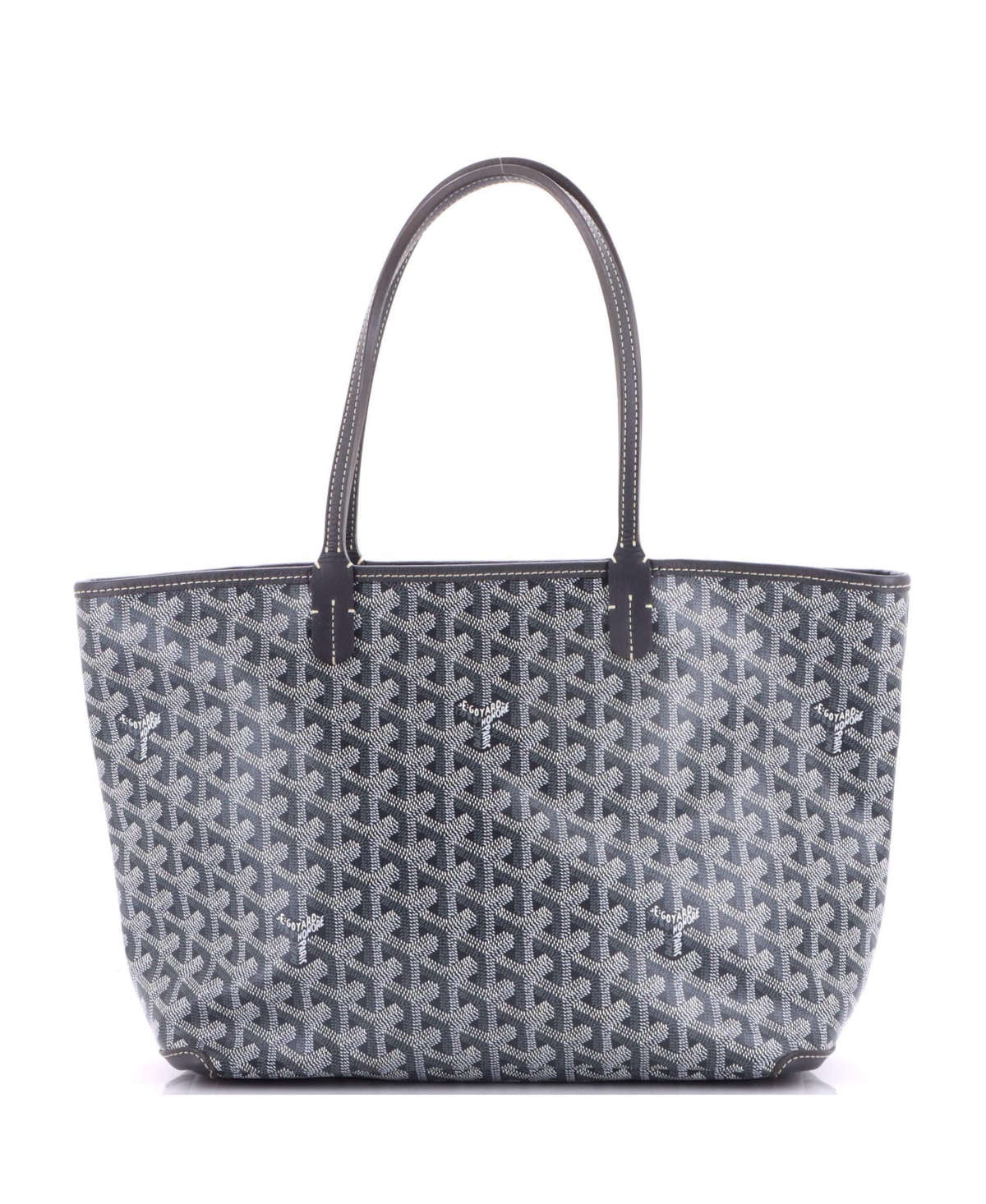 Click here for Pre-Owned Goyard Pm Artois Tote Coated Canvas - Gr... prices