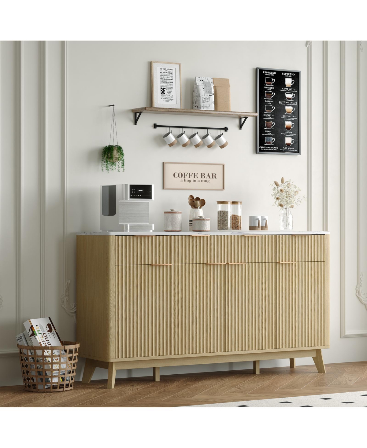 Click here for homfan Modern Sideboard Buffet Cabinet for Dining... prices