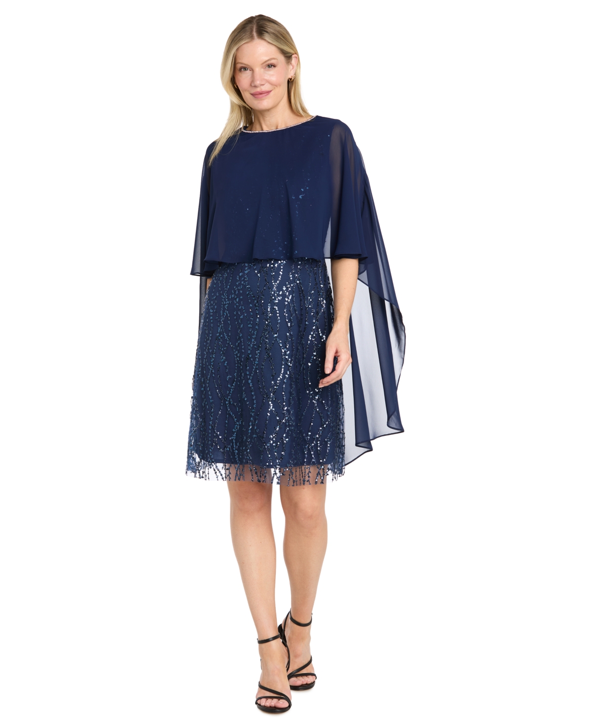 Click here for R & M Richards Petite Caviar Beaded Sheath Dress -... prices