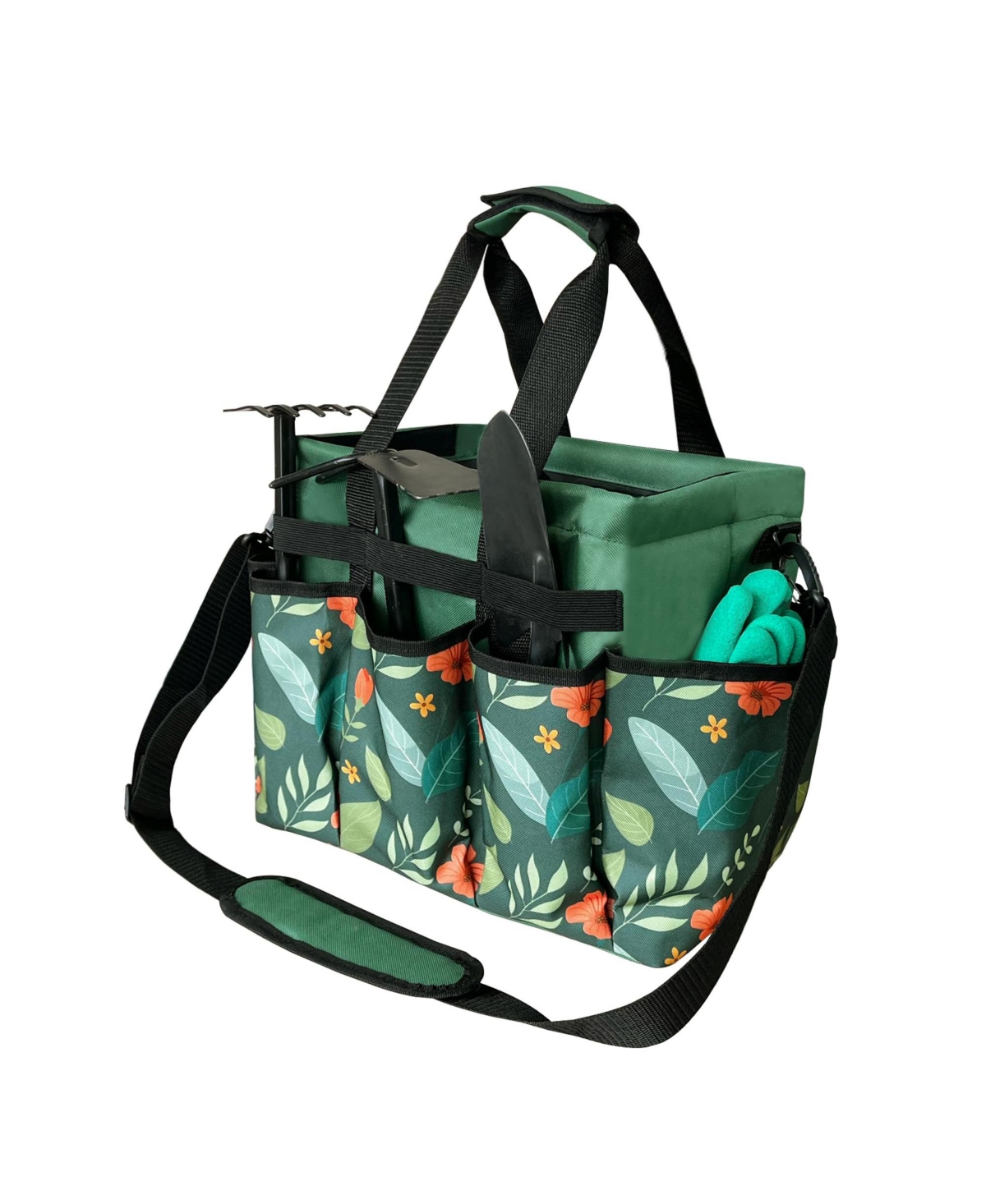 Click here for Xdovet Garden Tool Bag Oxford Tote Hard Bottom Adj... prices