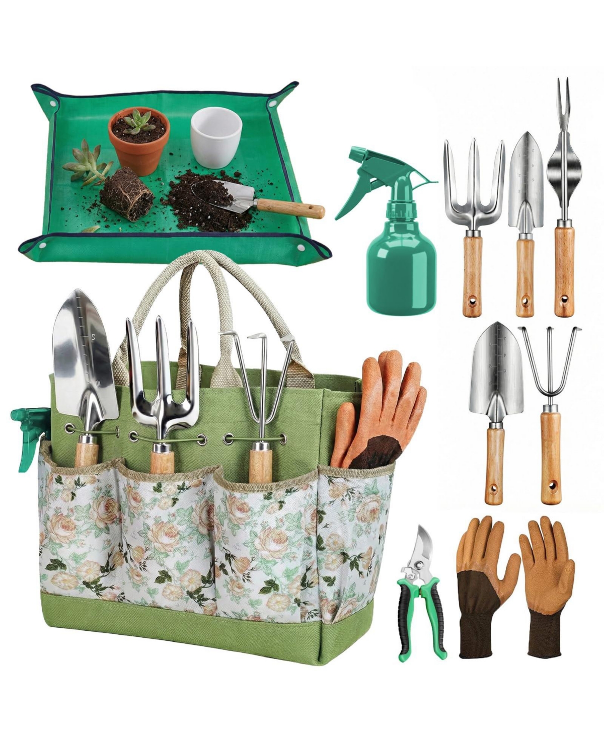 Click here for Xdovet Gardening Tool Set Heavy Duty Rust-proof Wi... prices