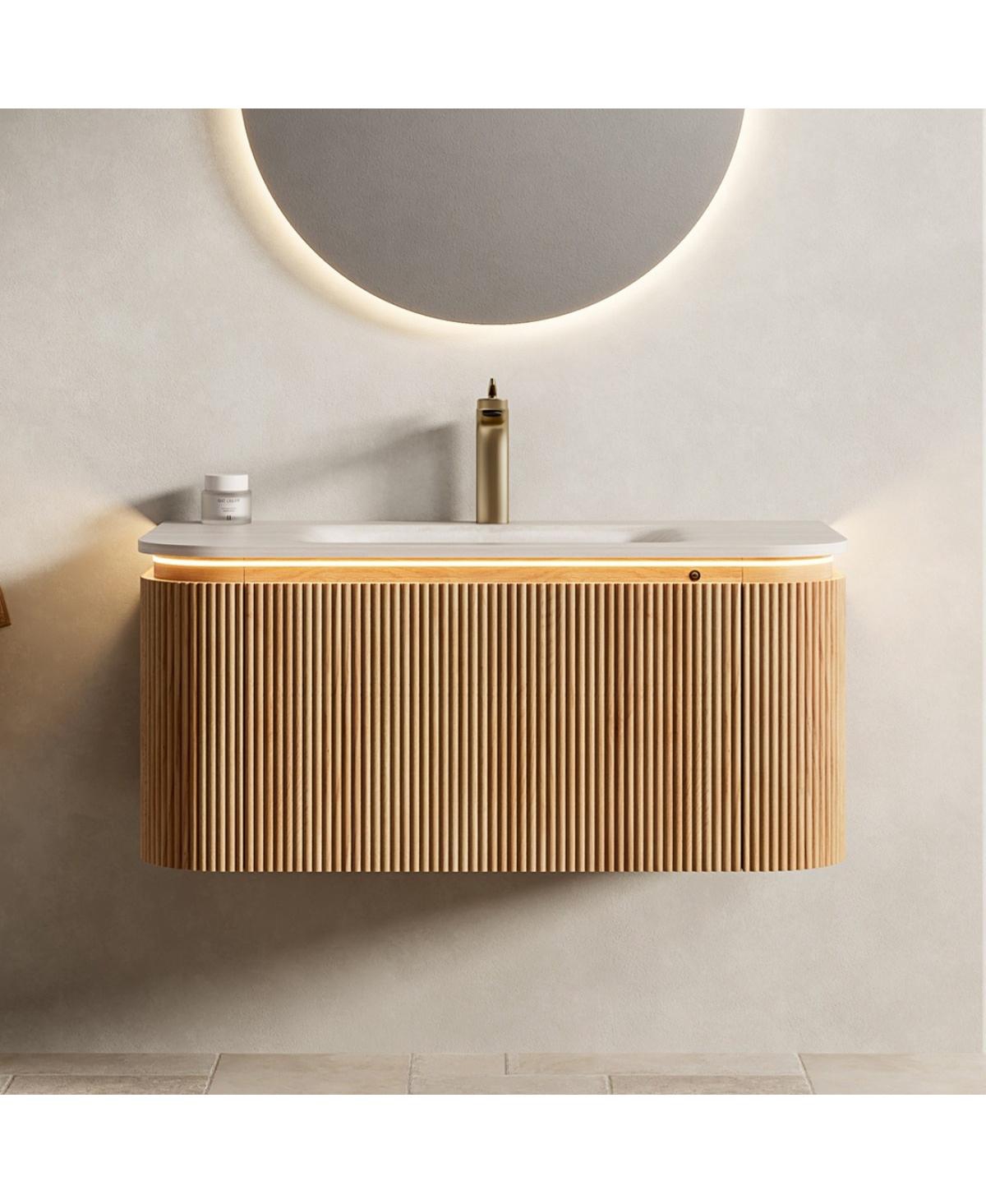 Click here for Thirtypeachy 36 Floating Vanity With Sintered Ston... prices