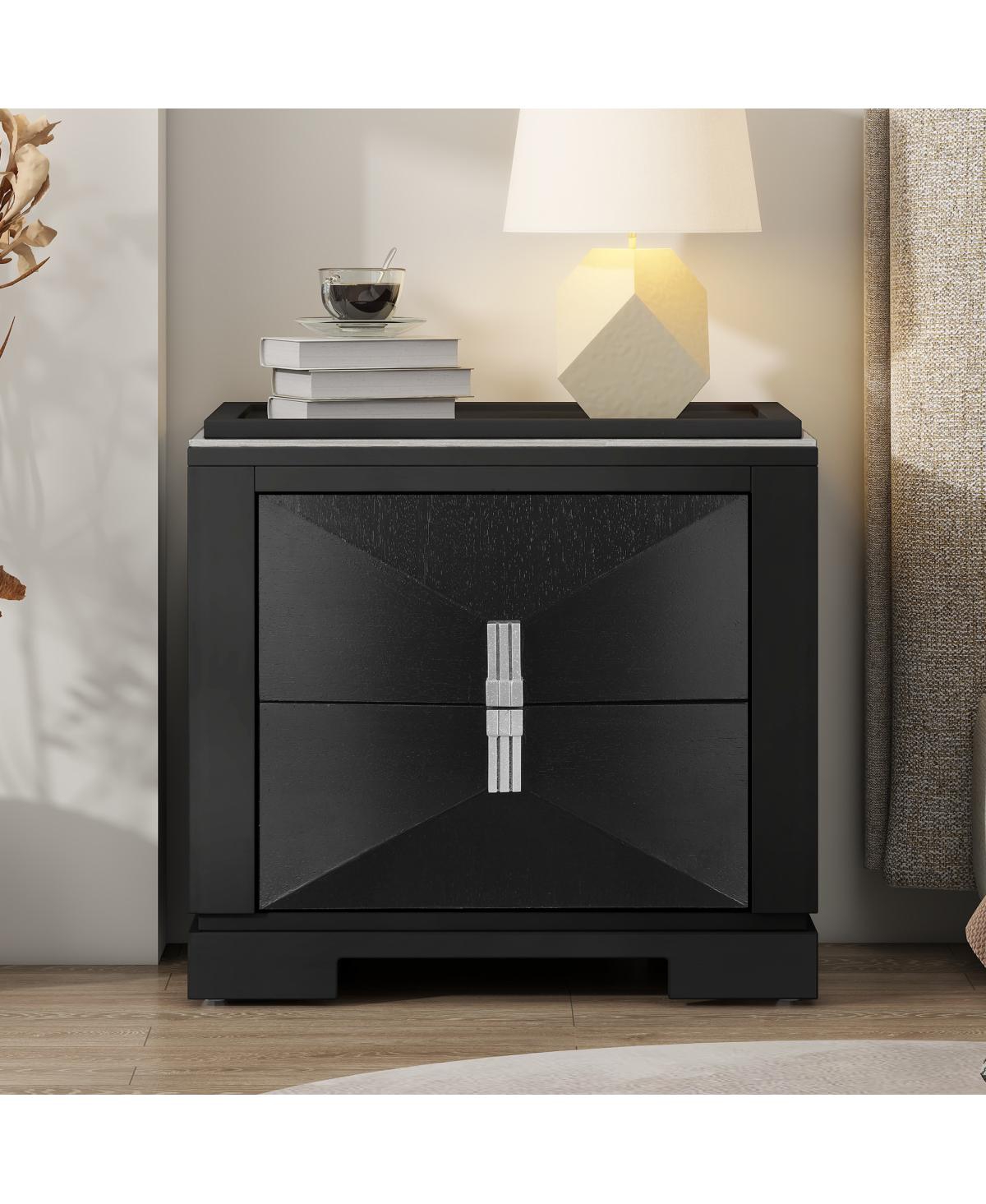 Click here for Streamdale Furniture Mid-Century Modern 2-Drawer W... prices
