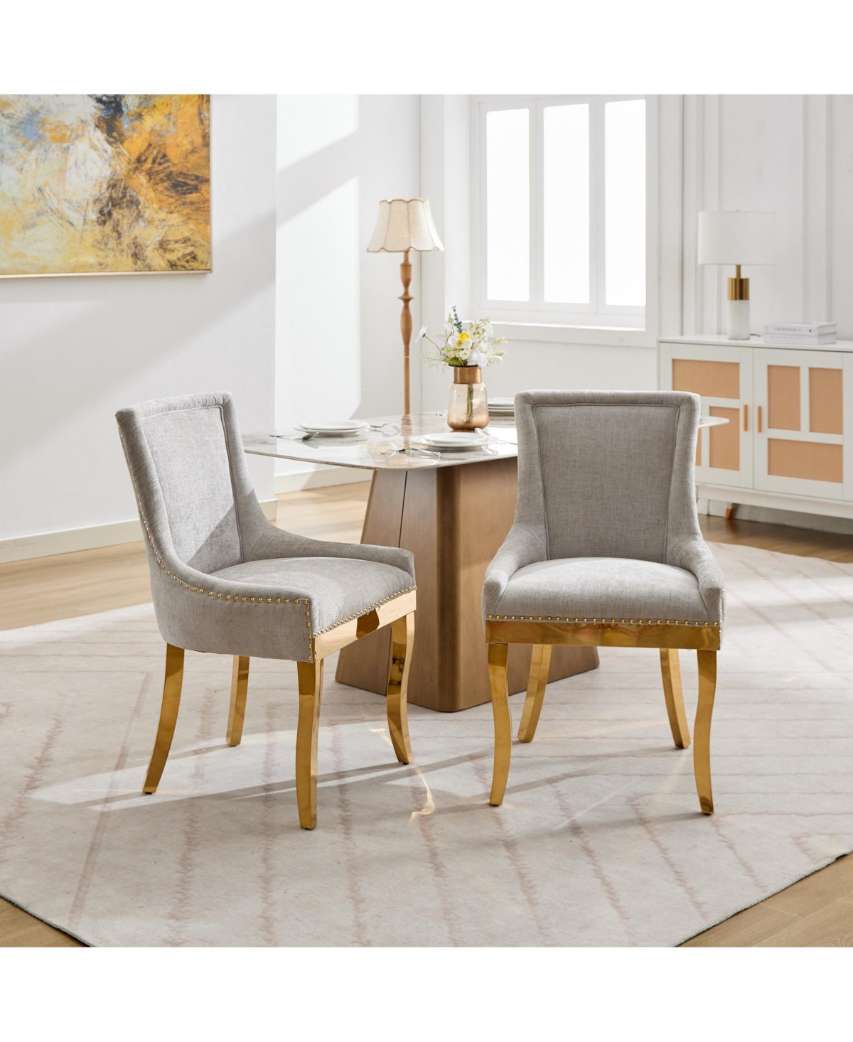 Click here for Clihome Dining Chairs  Modern Style with Curved -... prices
