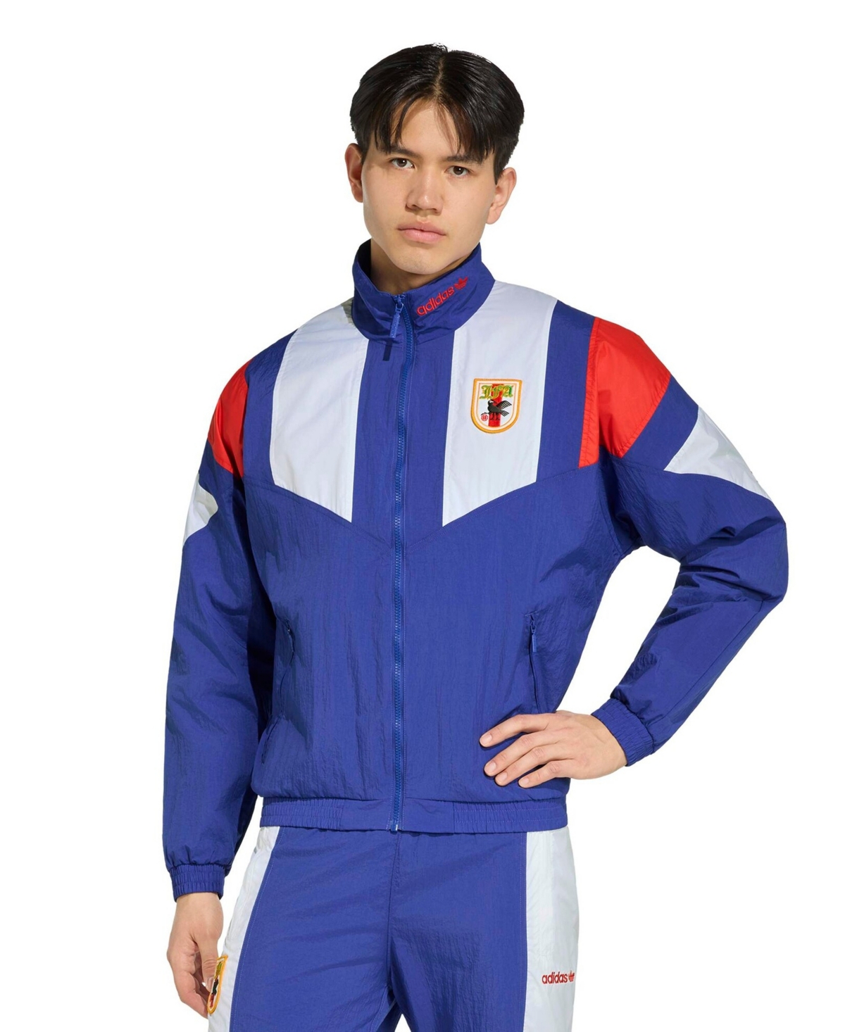 Click here for Adidas Mens Blue Japan National Team Eqt Full-Zip... prices