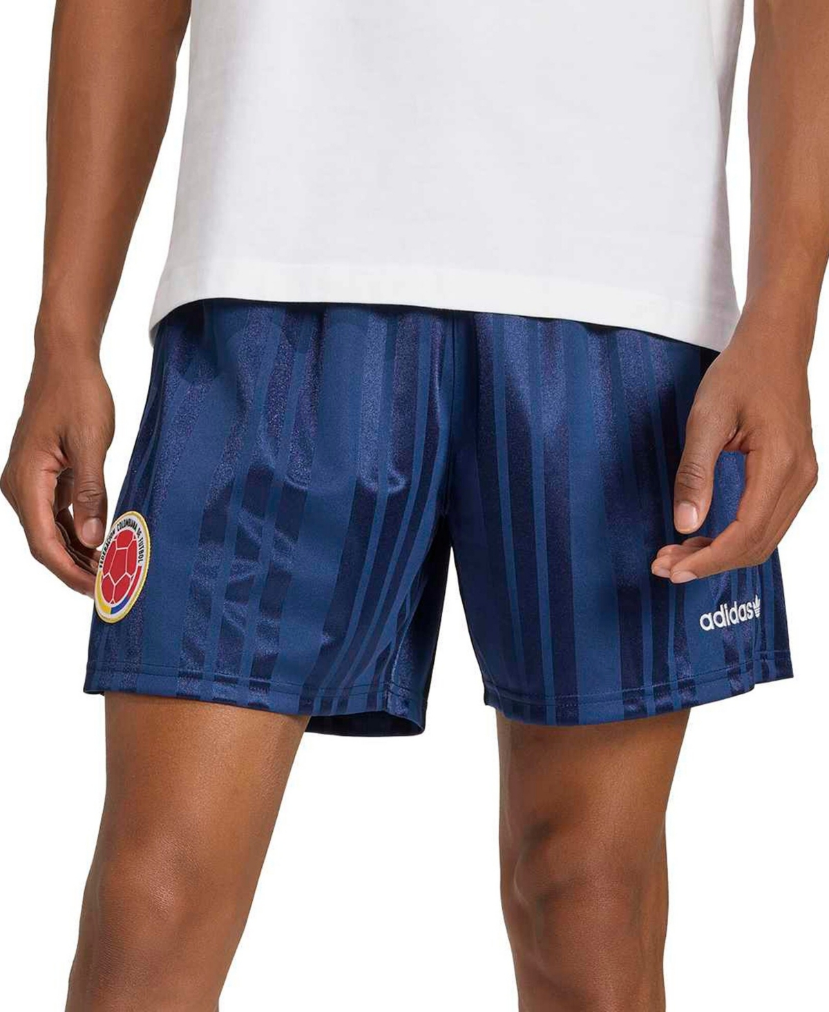 Click here for Adidas Mens Blue Colombia National Team Eqt Shorts... prices