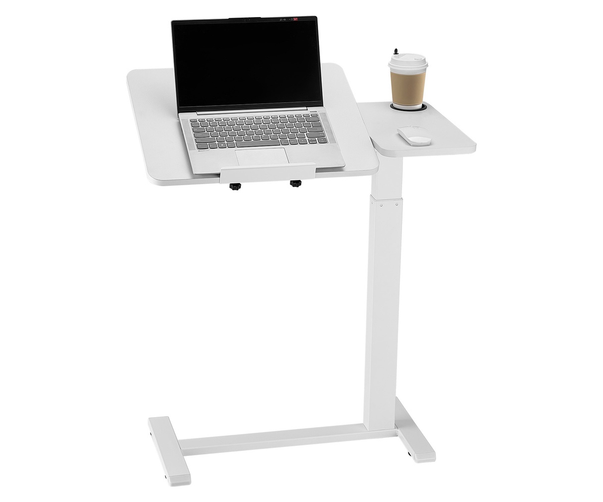 Click here for Sugift Overbed Rolling Table with Flip Desktop 4 H... prices