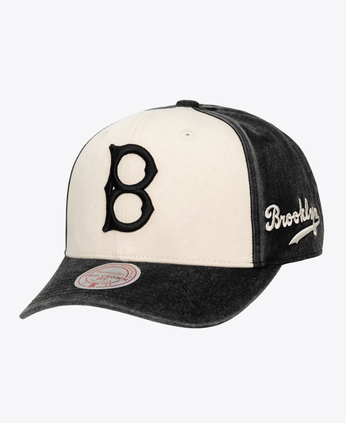 Click here for Mitchell & Ness Mens and Womens Cream/Black Brookl... prices