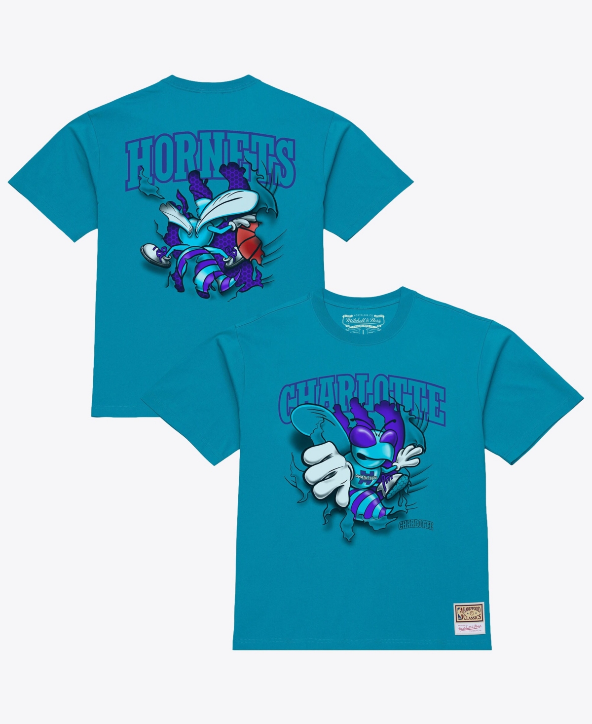 Click here for Mitchell & Ness Mens Teal Charlotte Hornets Breakt... prices