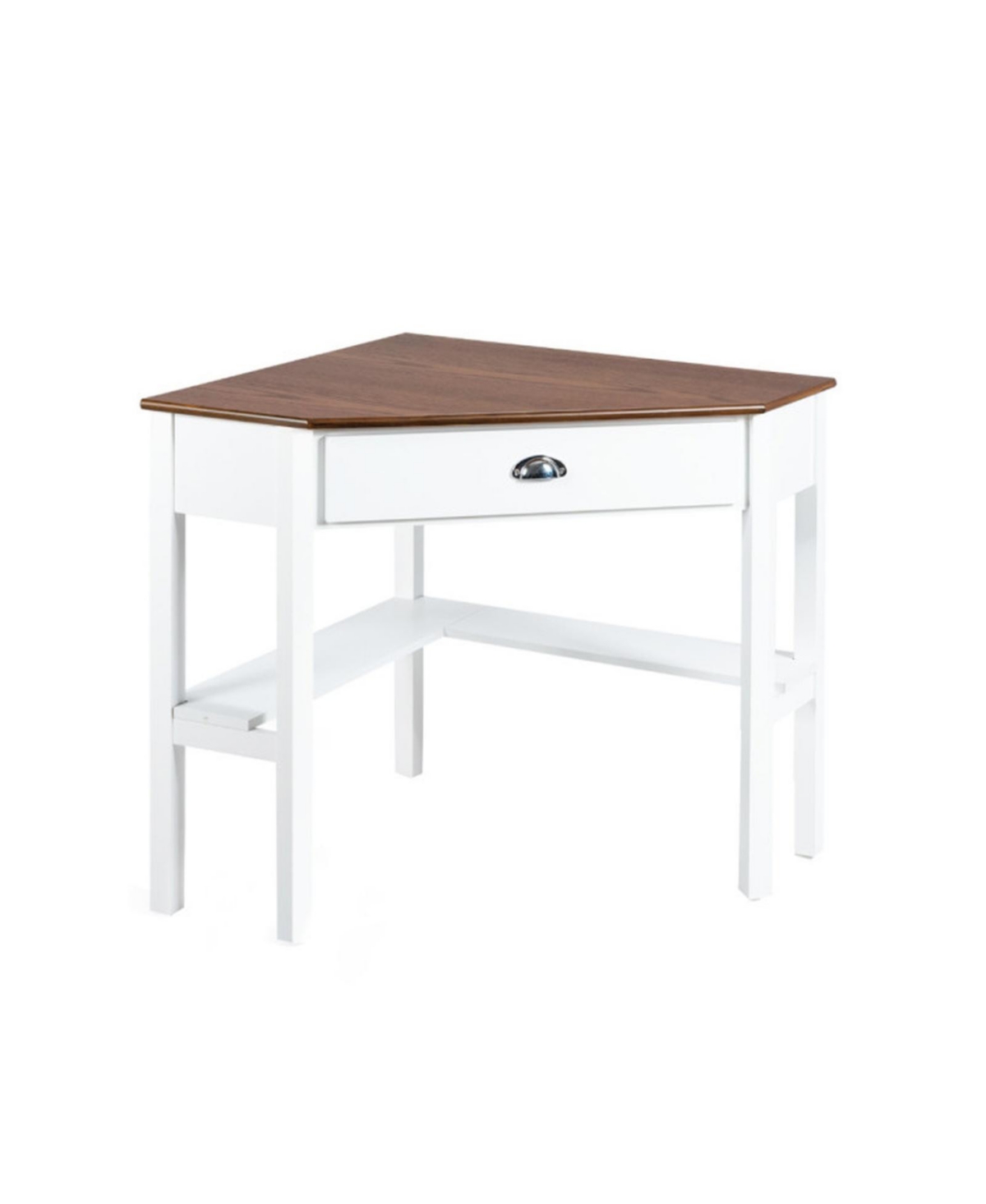 Click here for Gouun Corner Computer Desk Solid Pine Wood Drawer... prices
