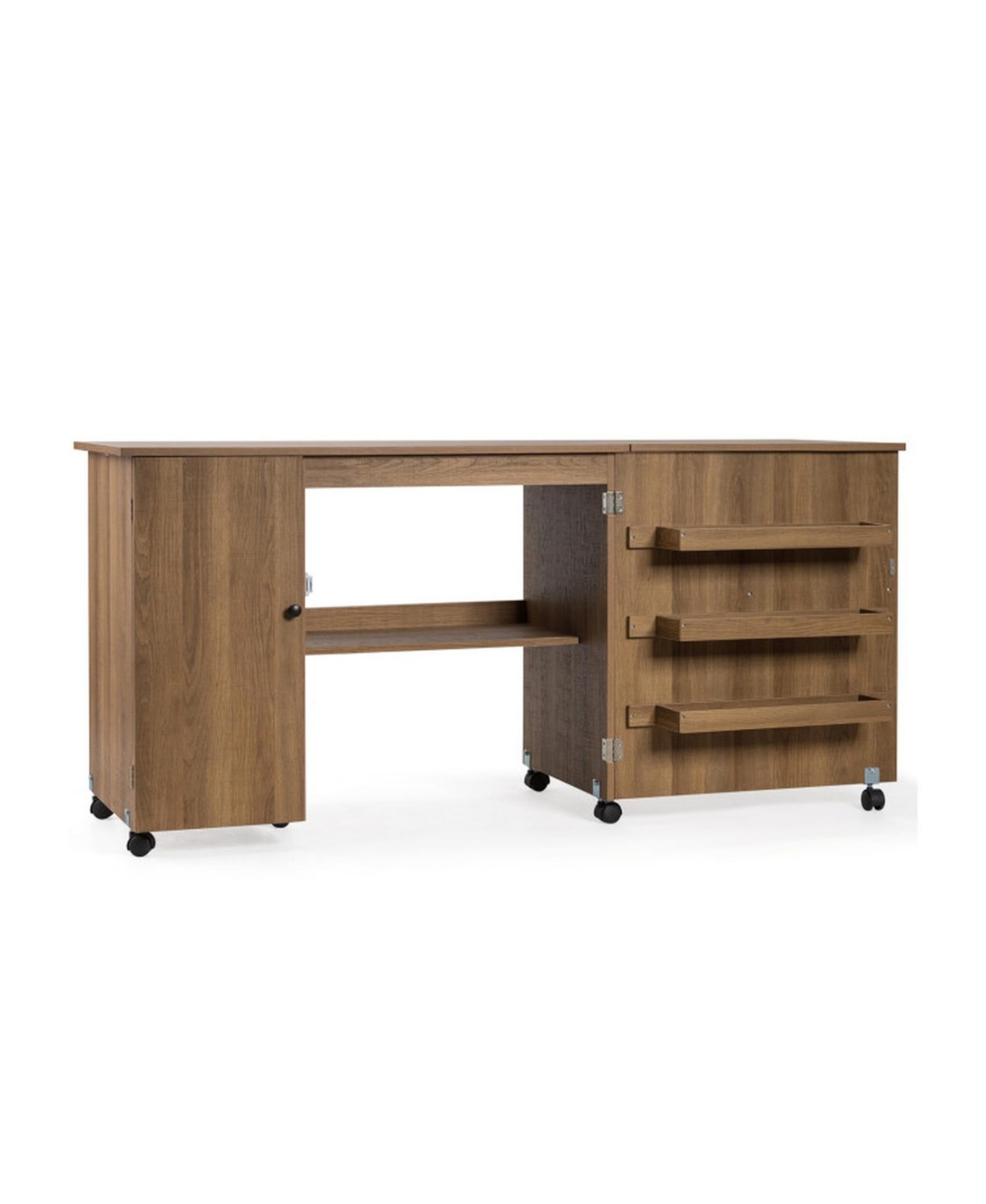 Click here for Gouun Folding Sewing Craft Table Storage Shelves L... prices