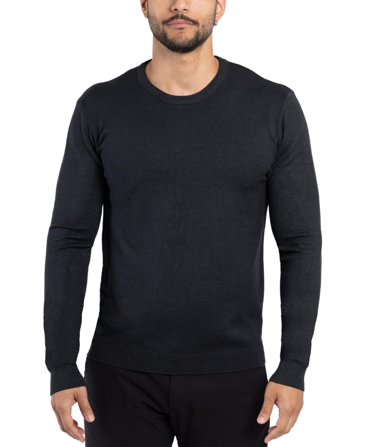 Click here for Xray Big & Tall Basic Crewneck Sweater - Heather c... prices