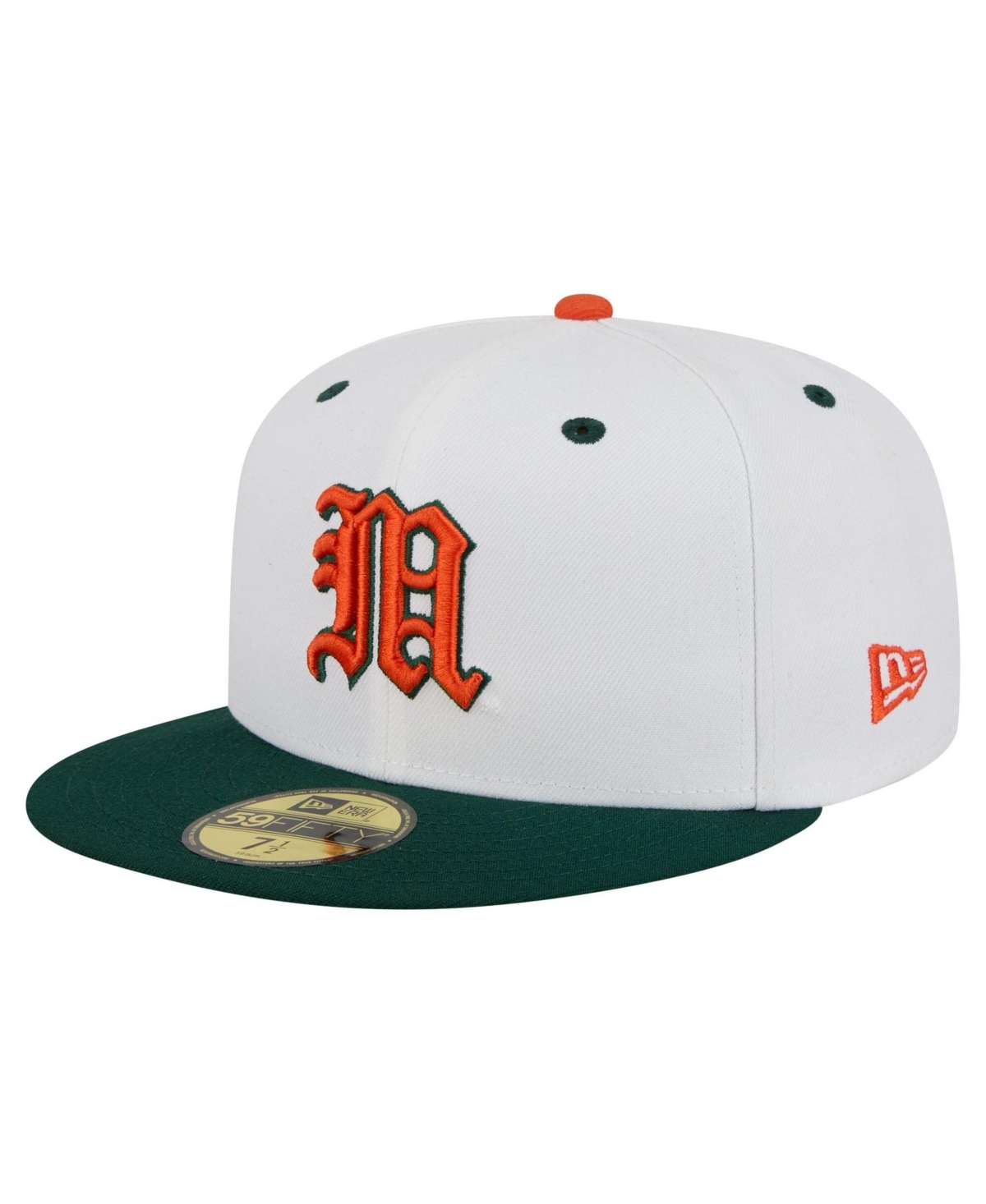 Click here for New Era Mens White/Green Miami Hurricanes On-Field... prices