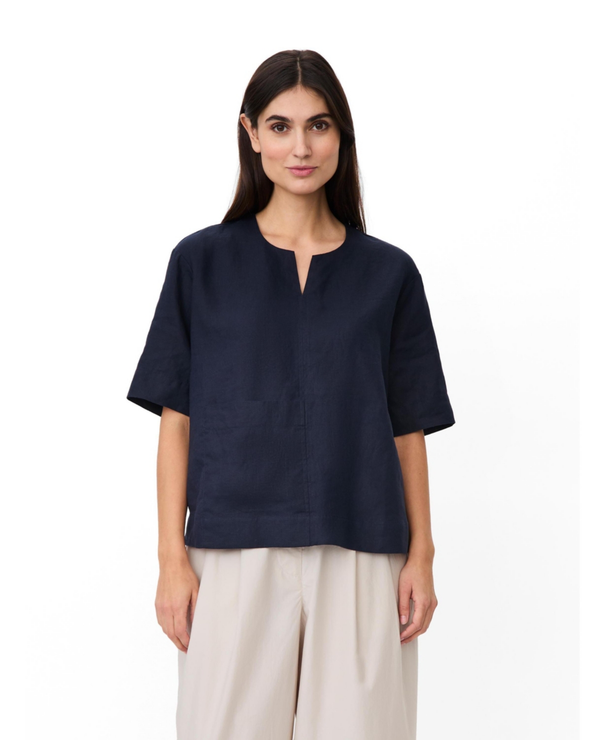 Click here for Masai Copenhagen Womens Madolorea Linen Short Slee... prices