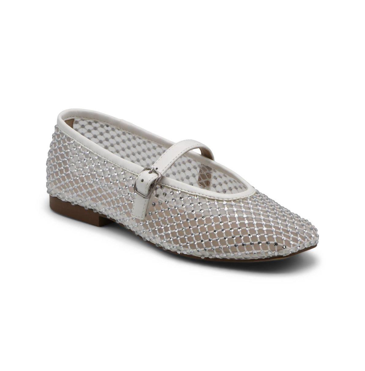 Click here for Charles David Womens Westa Flat Dress Shoe Mesh Rh... prices